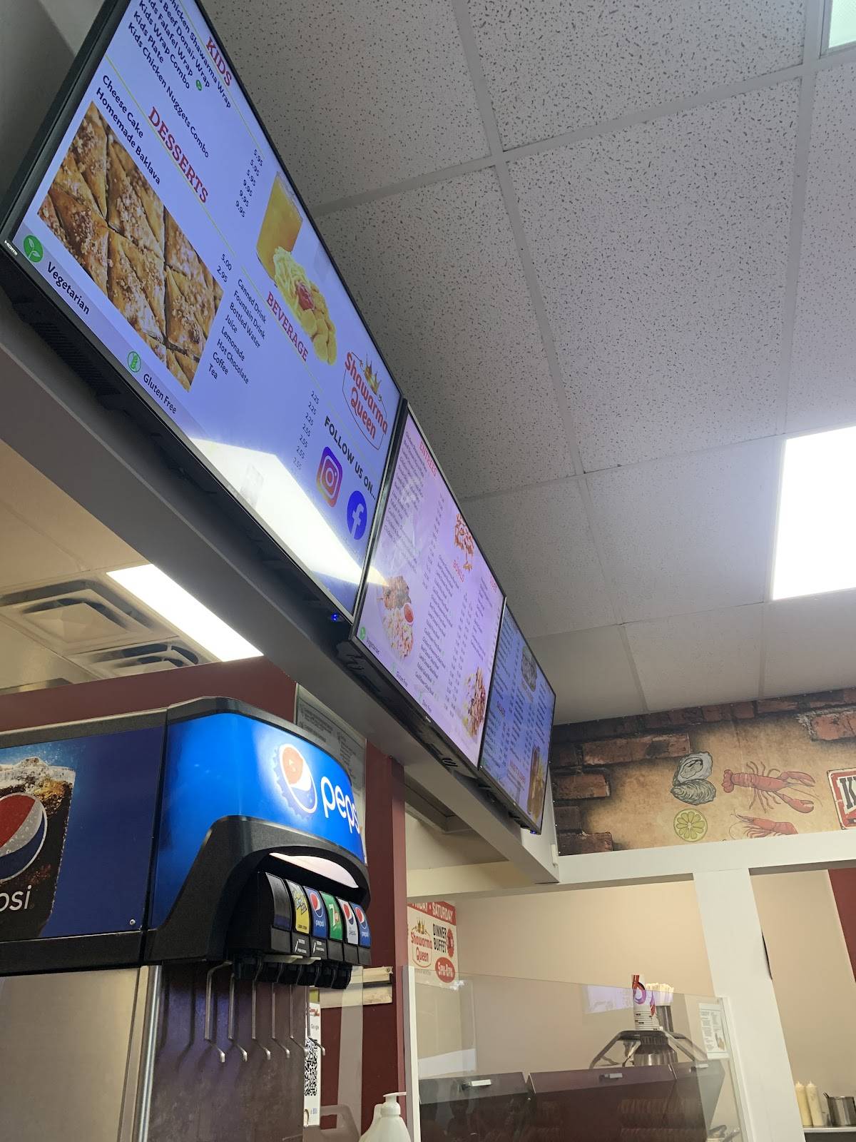 Menu at Shawarma Queen Donair Kebab Buffet restaurant, Brandon ...