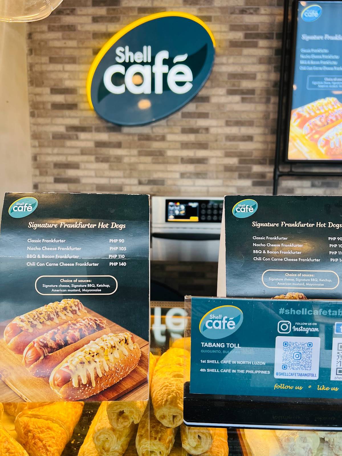 Menu at Shell Cafè Tabang Toll, Guiguinto