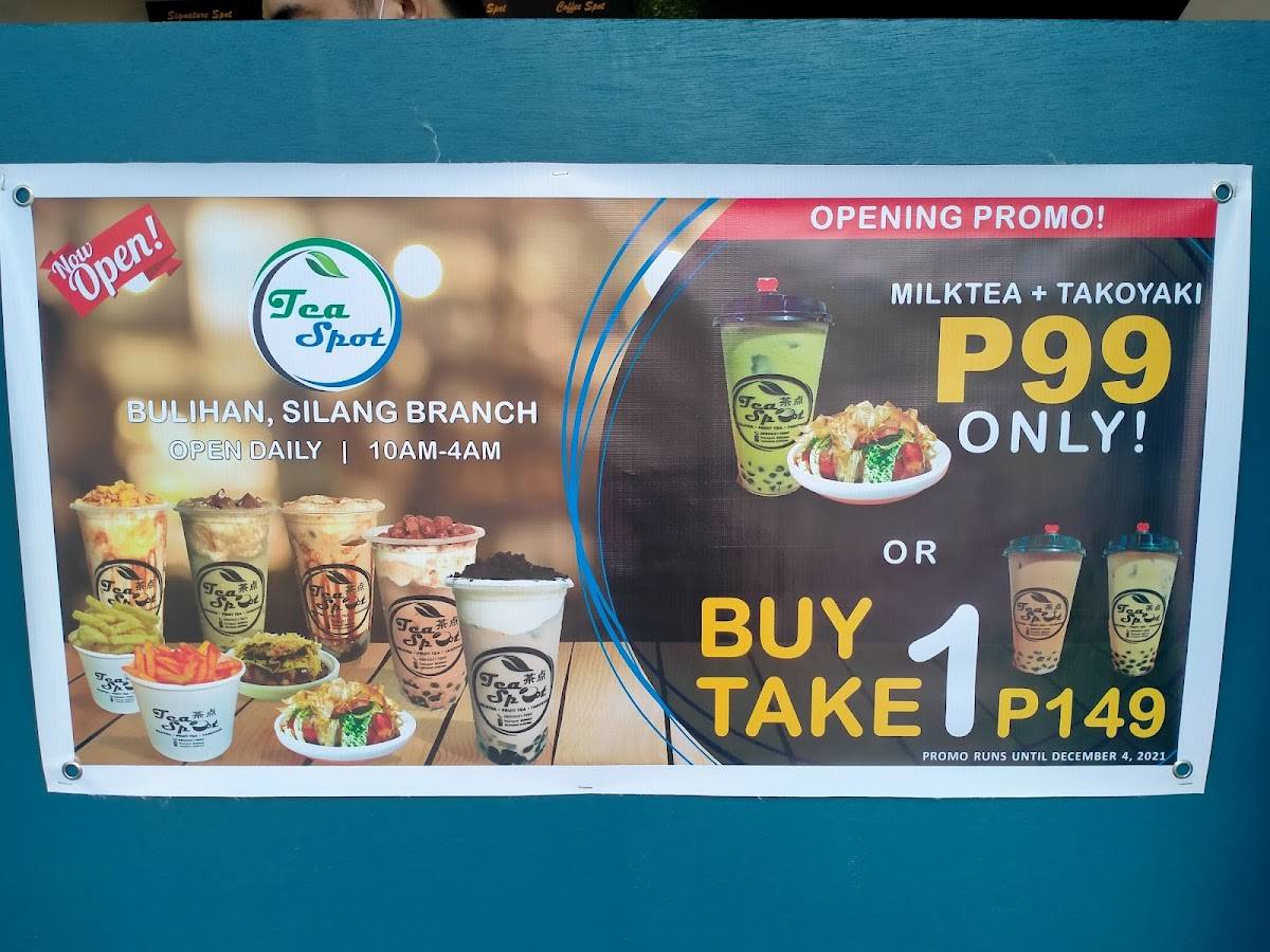 Carta de Brewed Delights Cafe - Bulihan, Silang (formerly known as Tea ...