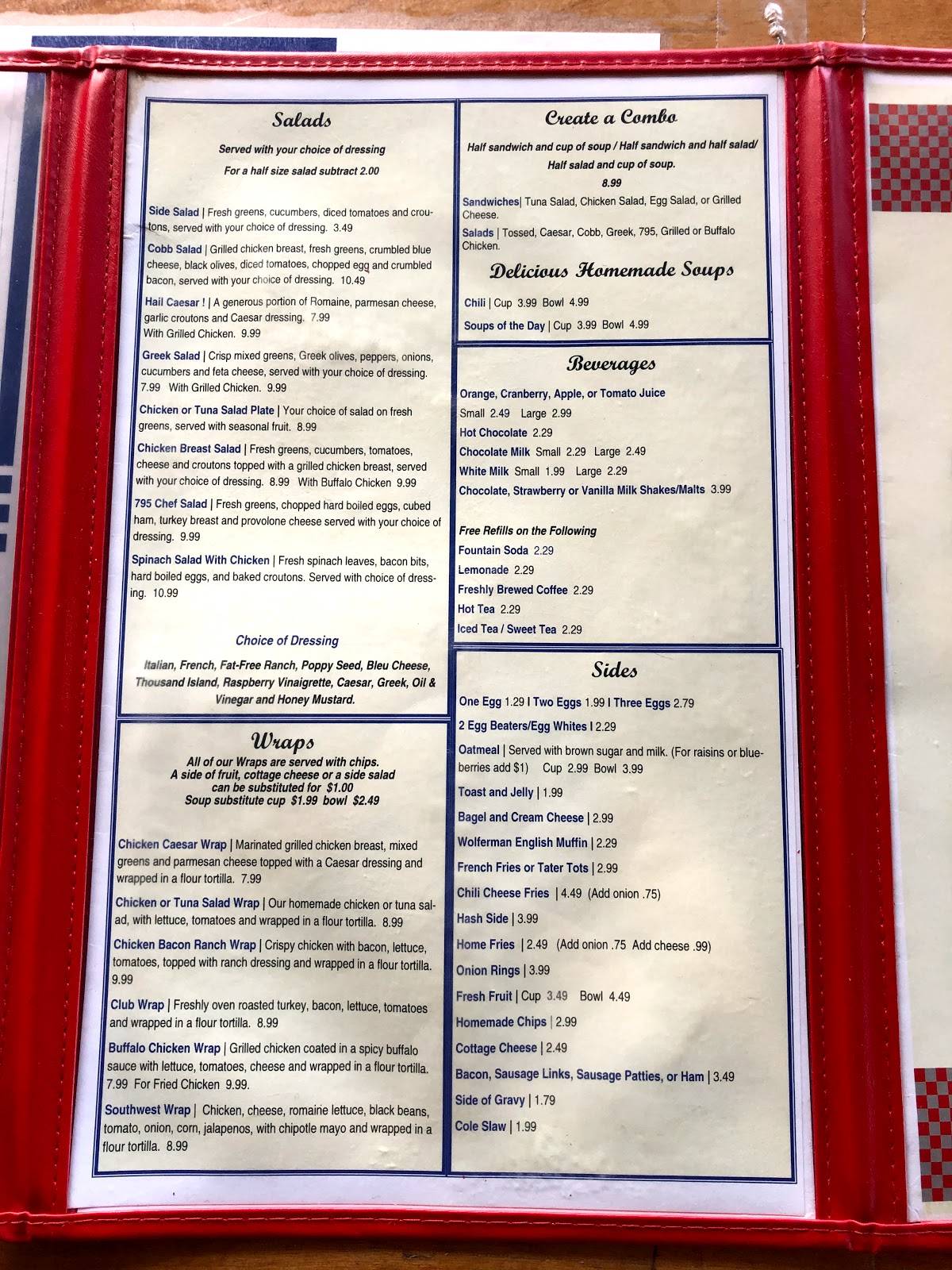 Menu at Silver Moon Soda Grill restaurant, Rossford, Ponderosa Rd #A