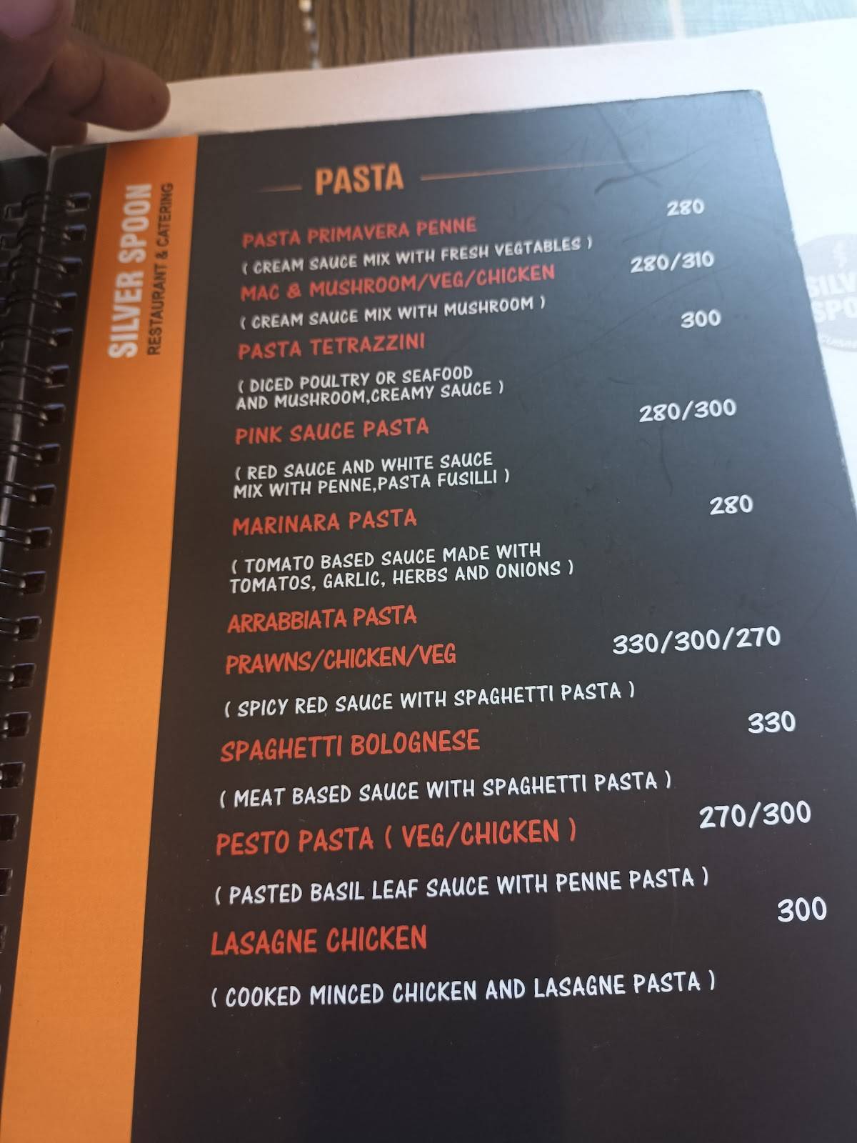 Menu at Silver Spoon Restaurant & Catering, Kozhikode