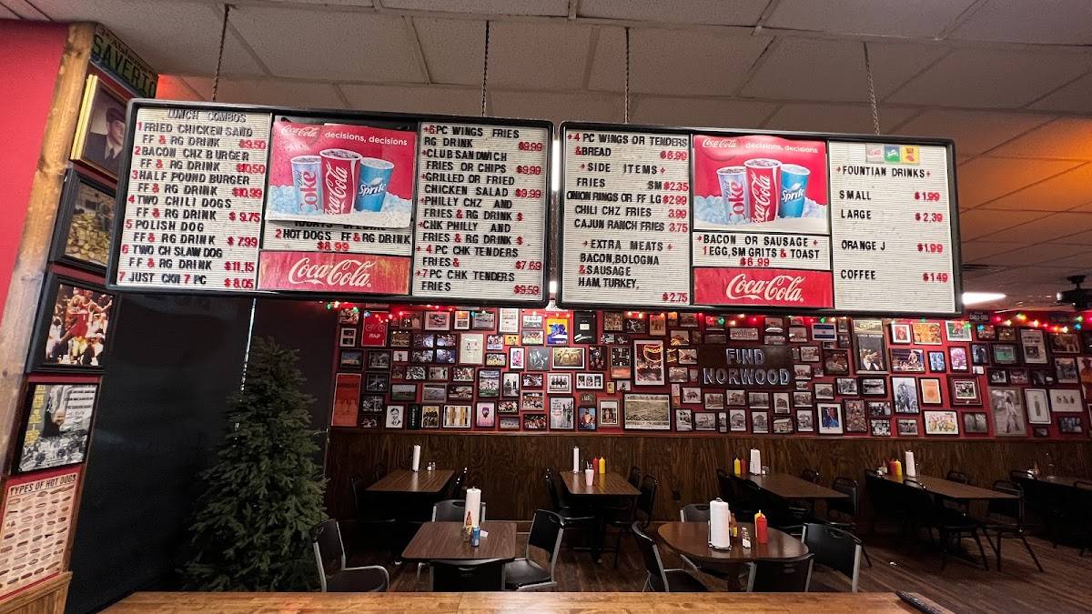 Menu at Sol's Hot Dogs restaurant, Birmingham