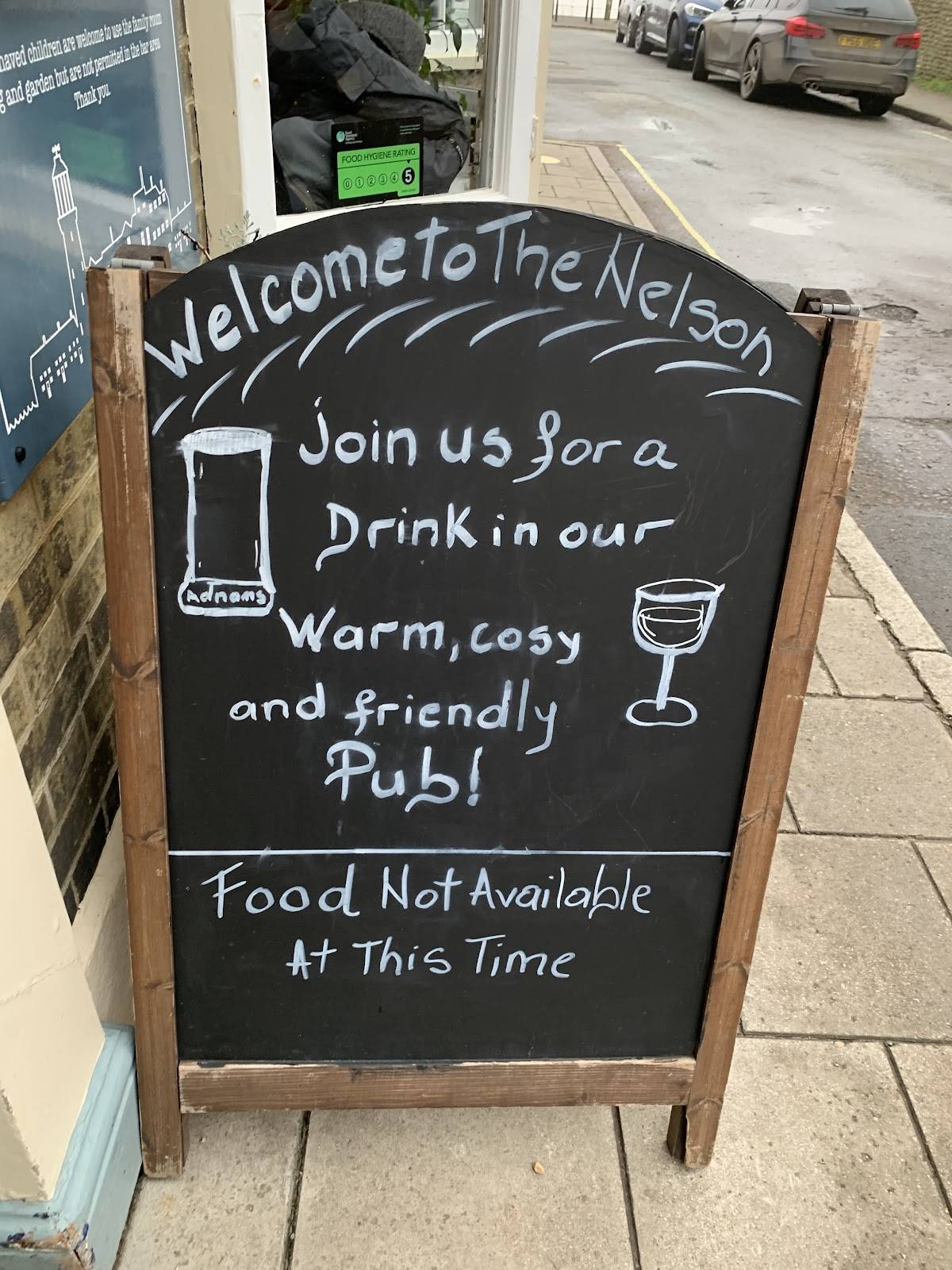 Menu at The Lord Nelson pub & bar, Southwold