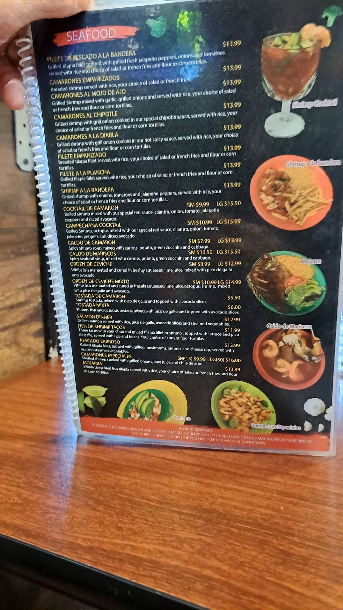 Menu at Don Bigotes Mexican Restaurant, Spartanburg, 508 Springfield Rd