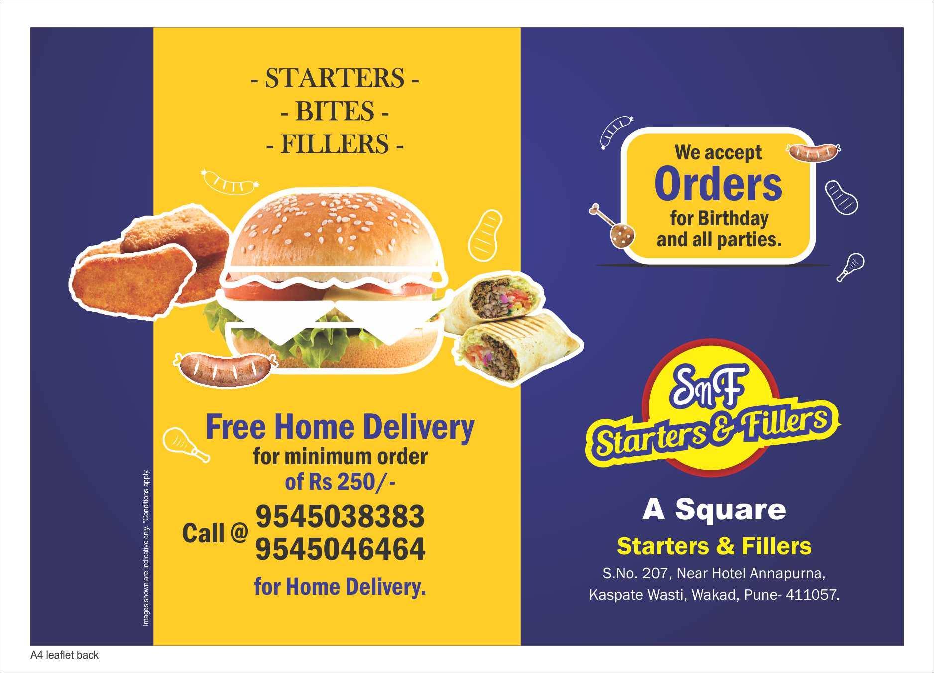 Menu at Starters & Fillers, Pune
