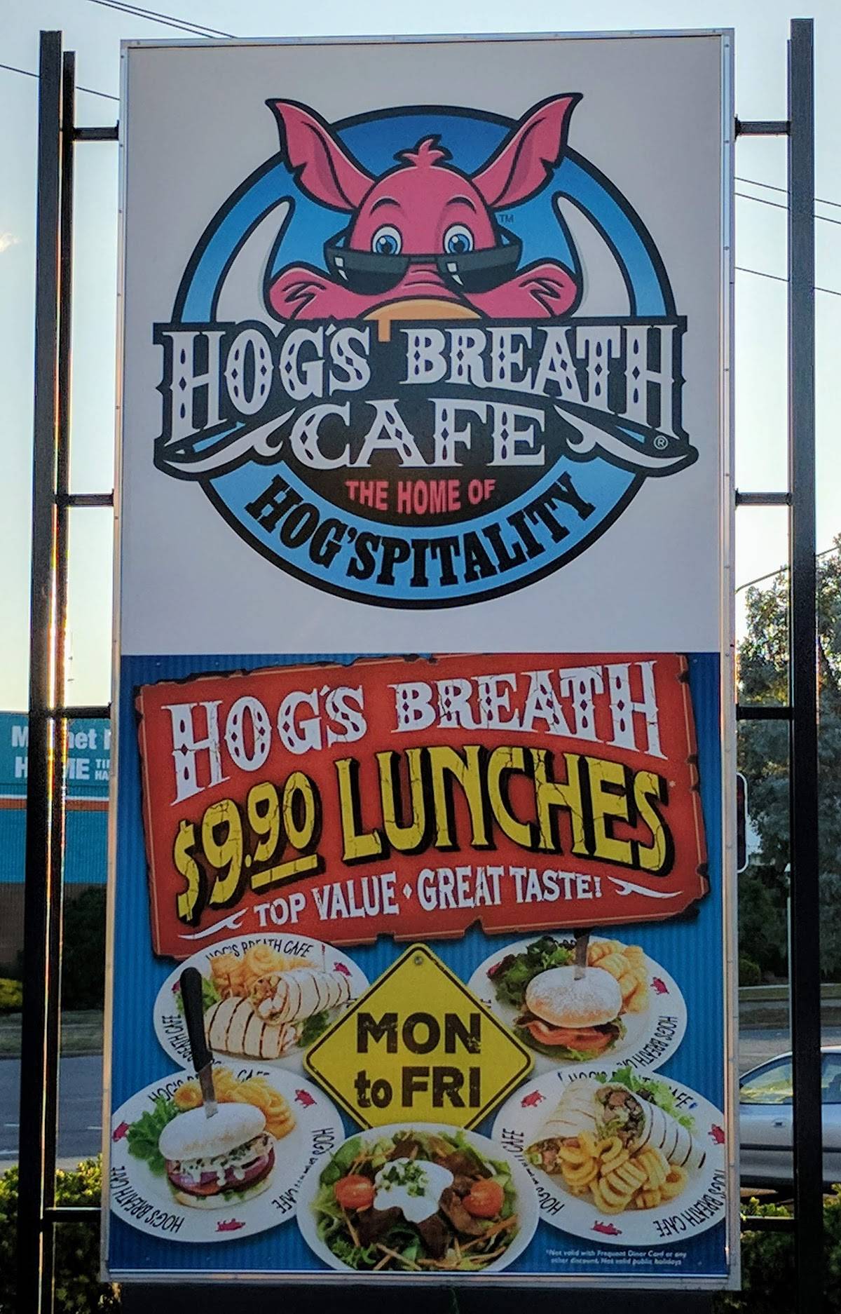 Carta de Hog's Breath Cafe Woden, Phillip