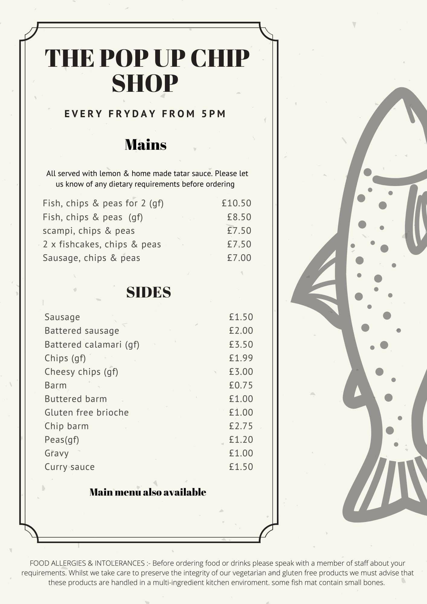 Menu at Red Bull, Stockport pub & bar, Stockport