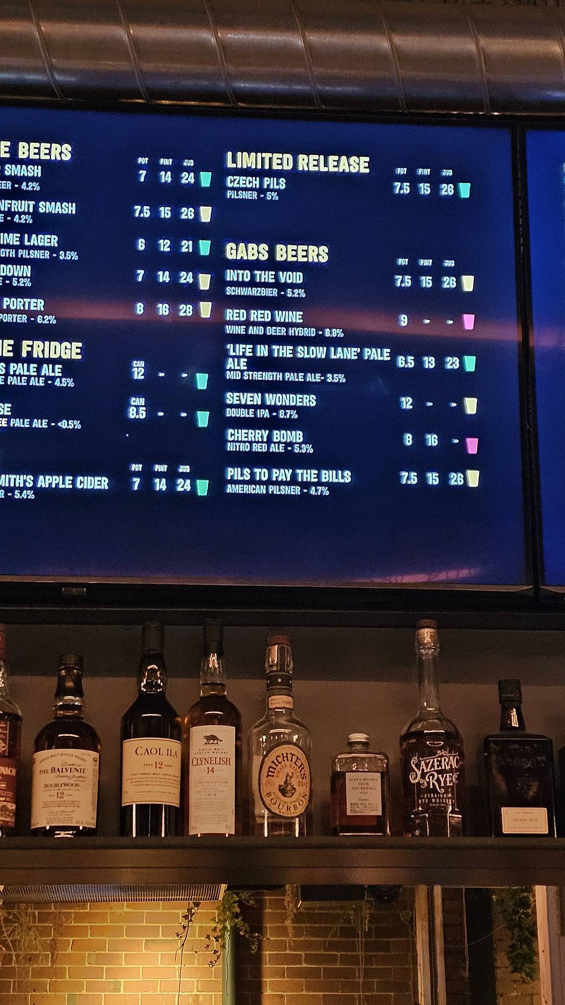 Menu at Stomping Ground Brewery & Beer Hall - Morris Moor restaurant ...