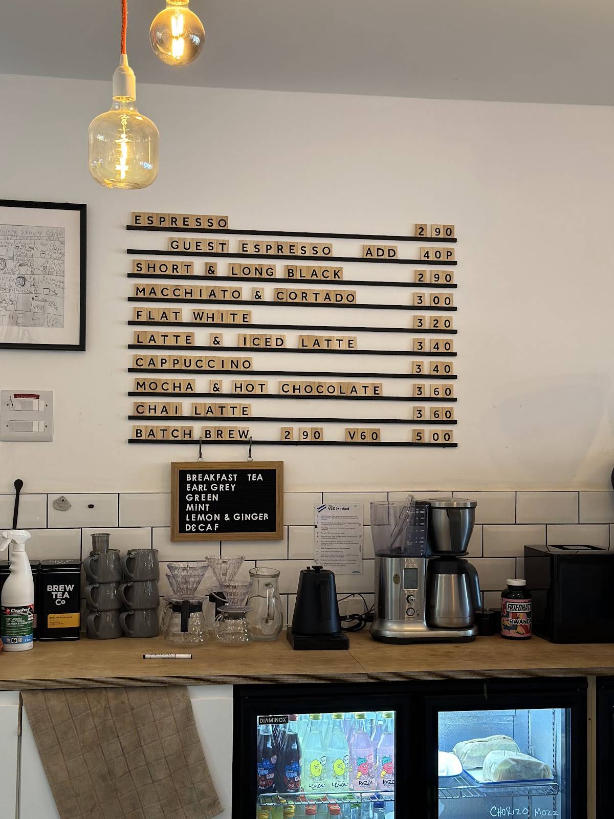Menu at Stomping Ground Coffee cafe, Stockport