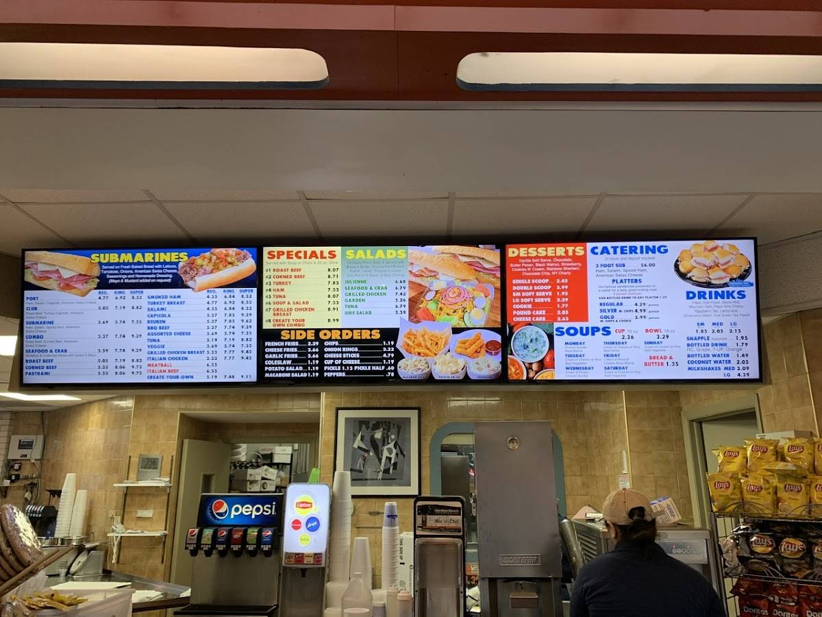 Menu at Submarine Port fast food, South Holland, 617 E 162nd St