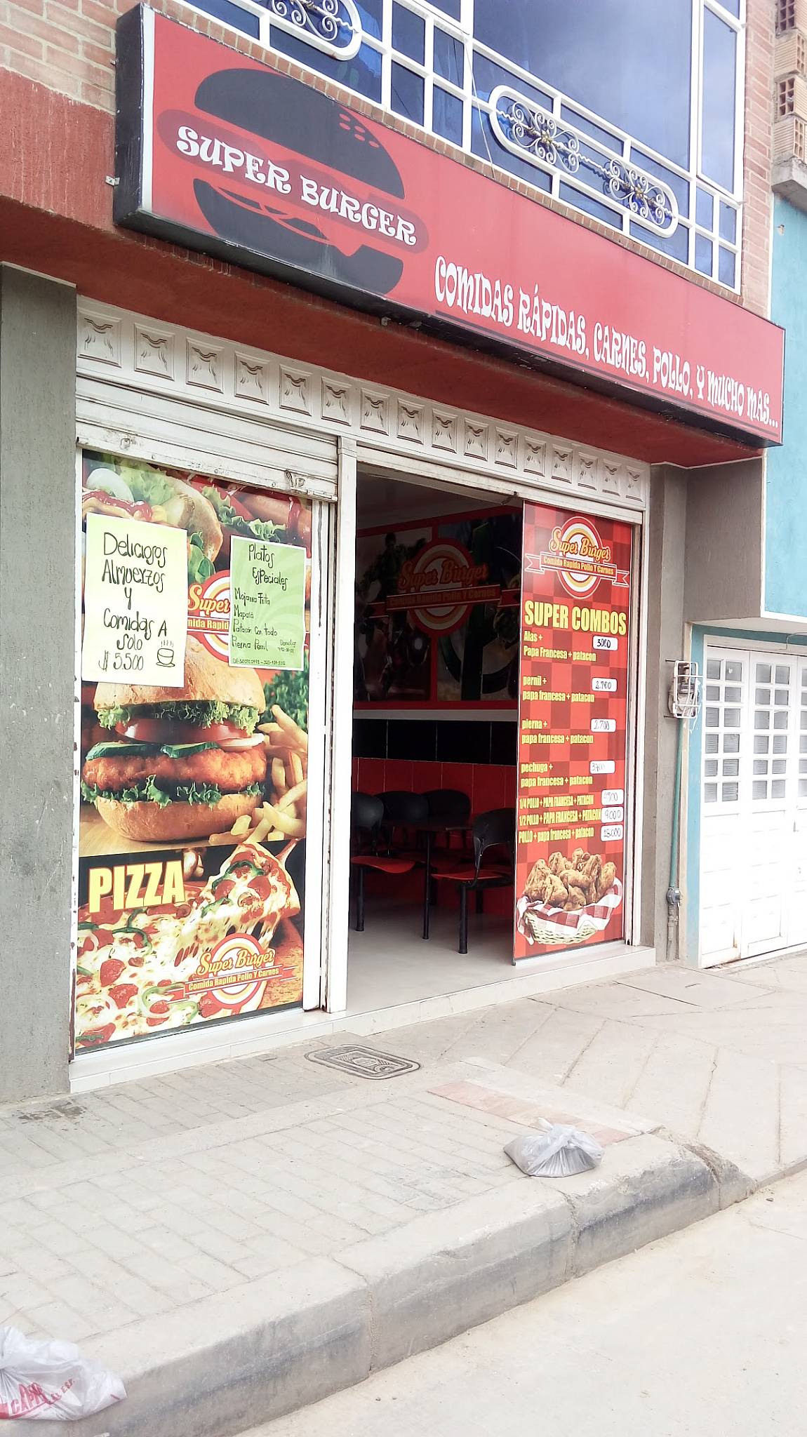Menu at Super Burger restaurant, Bogotá, Cl. 71p Sur #27b-92