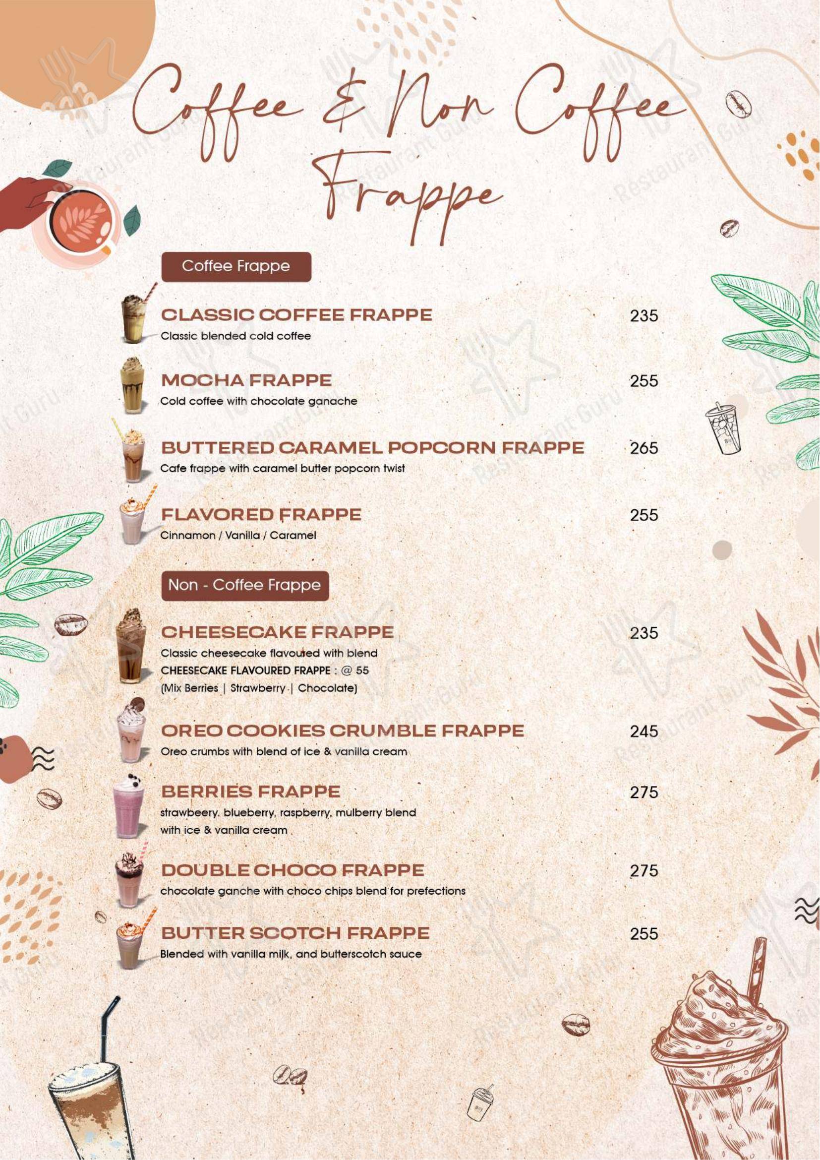 Menu at 801 - Specialty Coffee & More, Surat