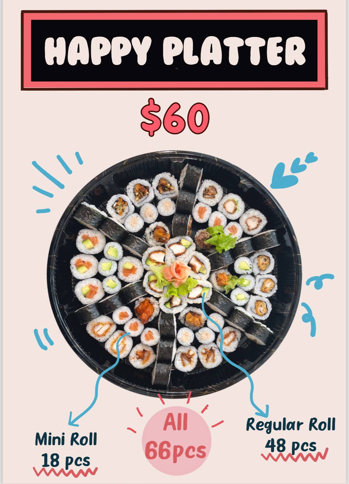 Menu at Sushi Bom restaurant, Jacobs Well