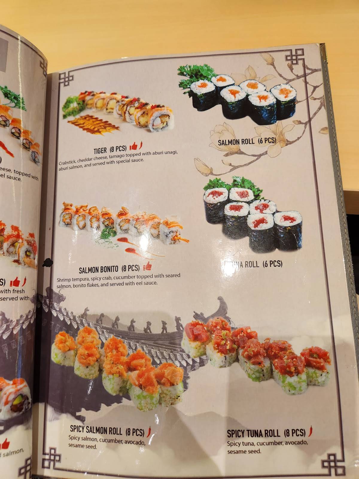 Menu at Sushi Phe Garden restaurant, Pontianak