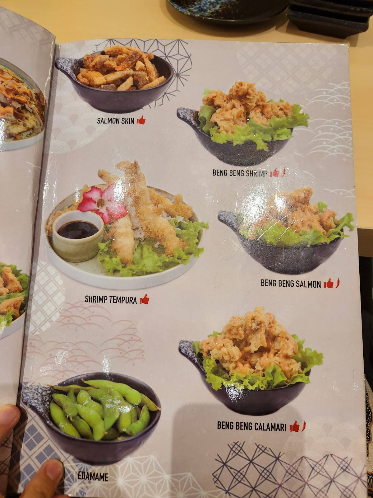 Menu at Sushi Phe Garden restaurant, Pontianak