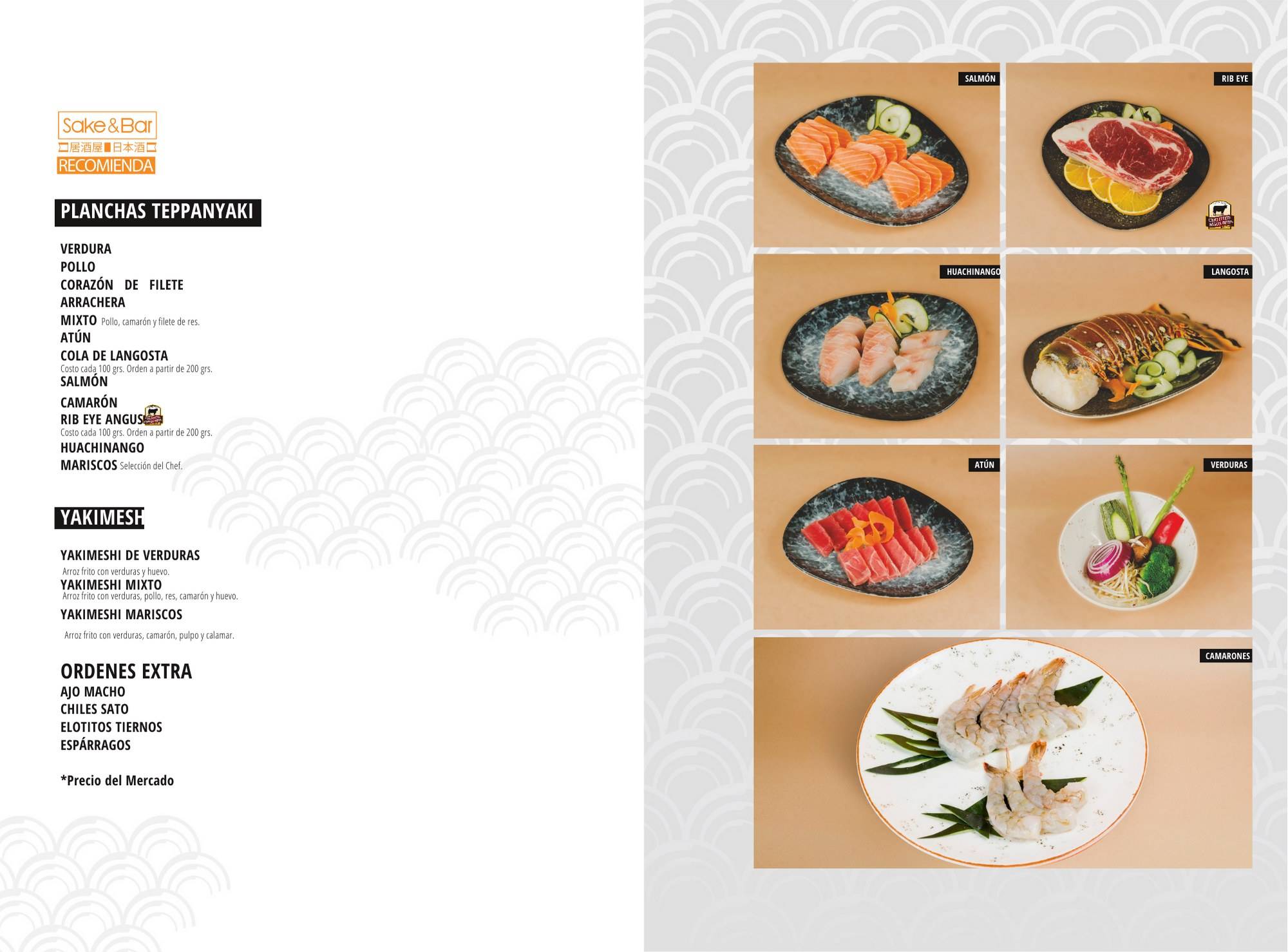 Carta de Sushi Tai Sake & Bar, Irapuato, Prol. Guerrero 2911 Col. Las ...