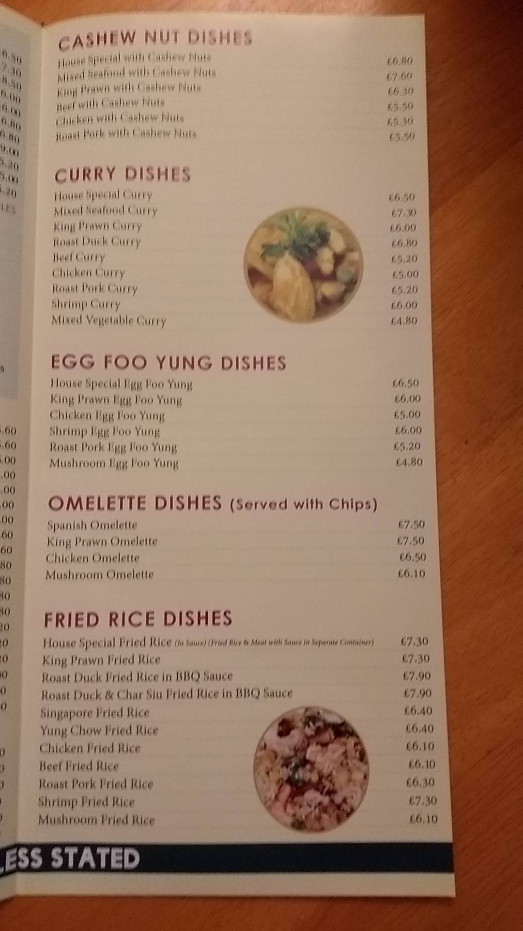 Menu at Little Buddha Swinton fast food, Swinton