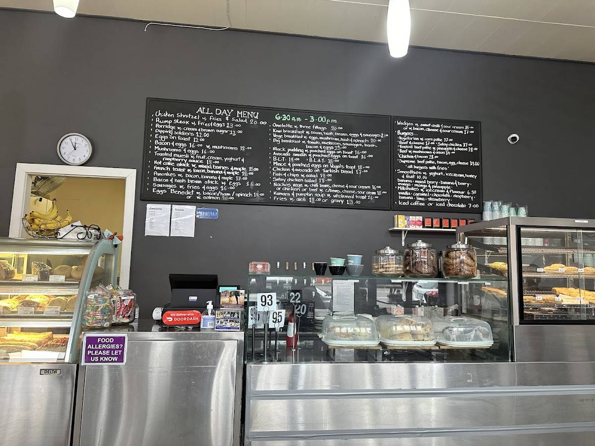 Menu at T Q Cafe, Wellington