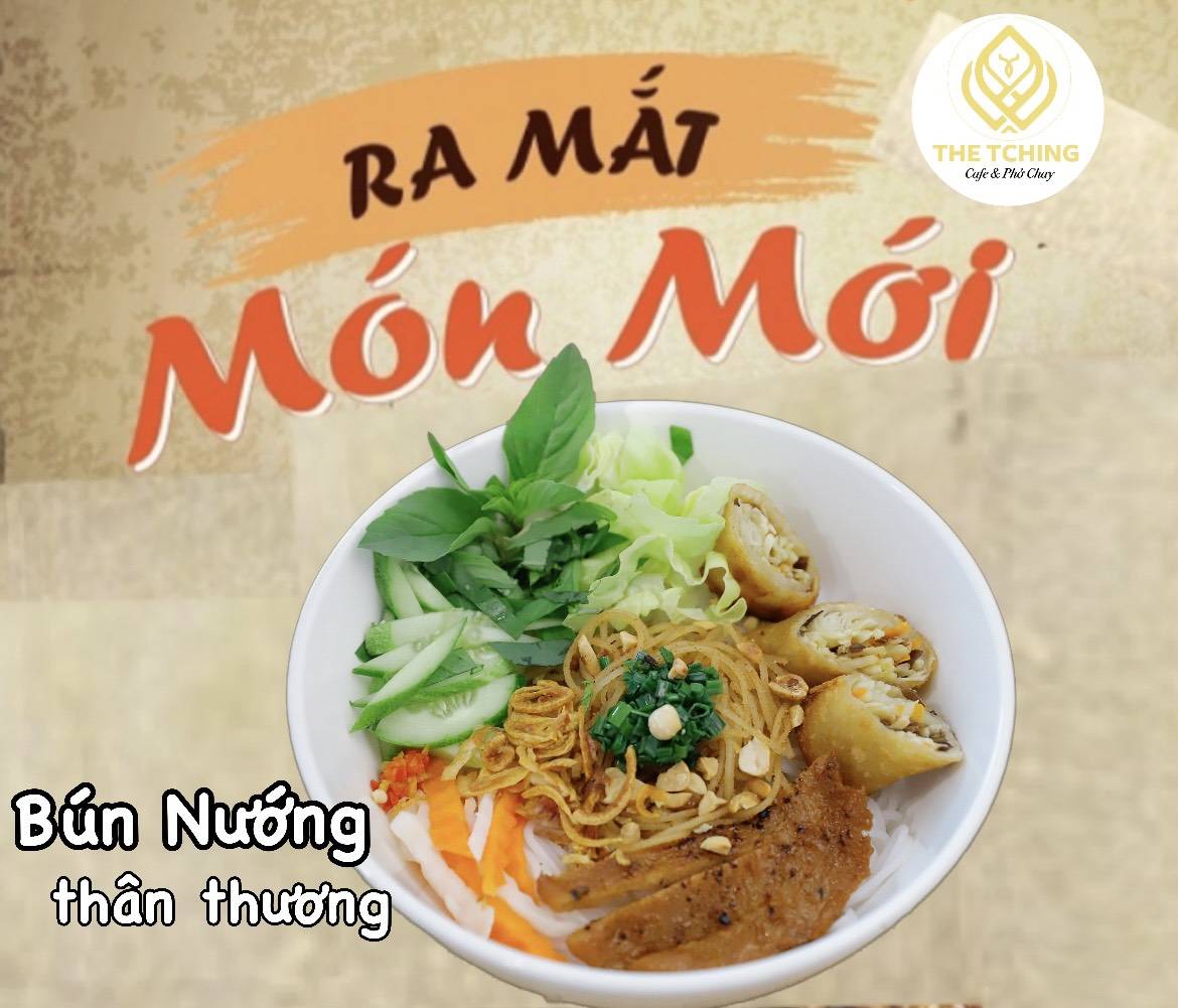 Menu at THE TCHING- Phở Chay & Coffee, Ho Chi Minh City
