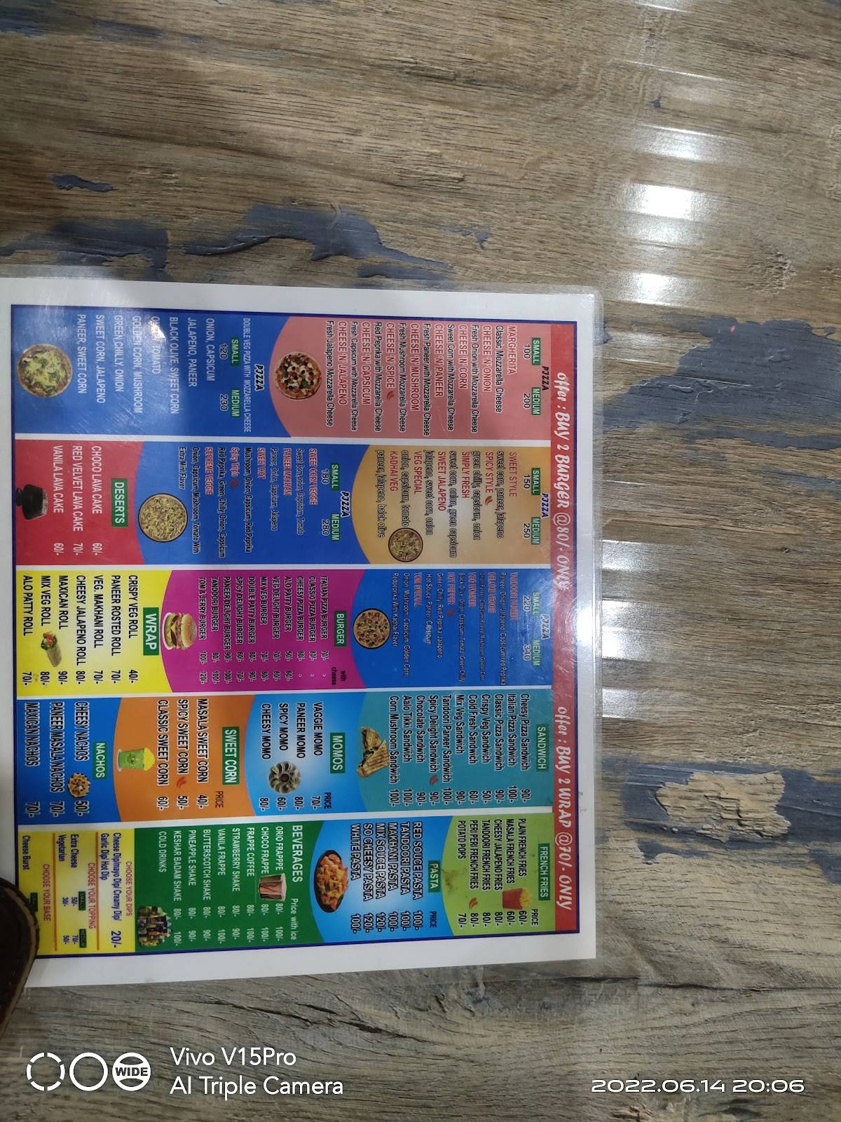 Menu at TOM & JERRY PIZZA, Sardarshahar