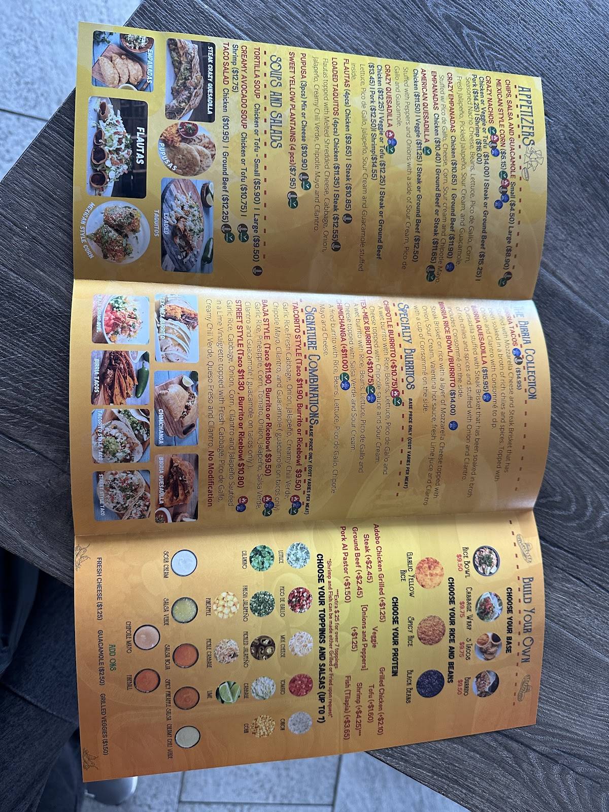 Menu at TacoRito of Plainsboro restaurant, Plainsboro Center