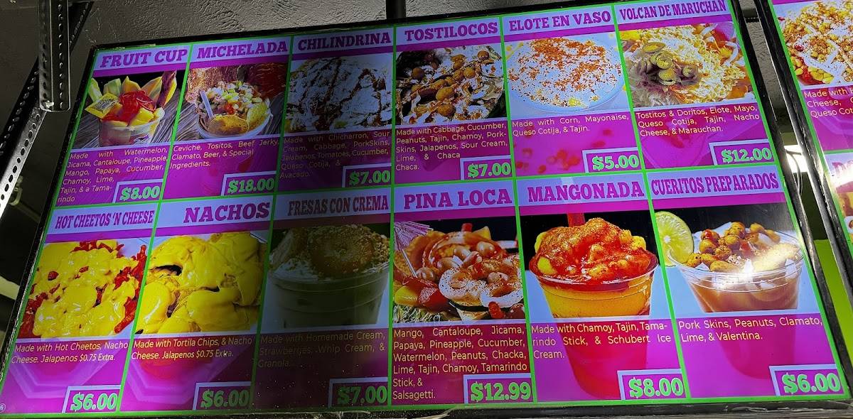 Menu at Tacos Los Hermanos restaurant, Grand Island