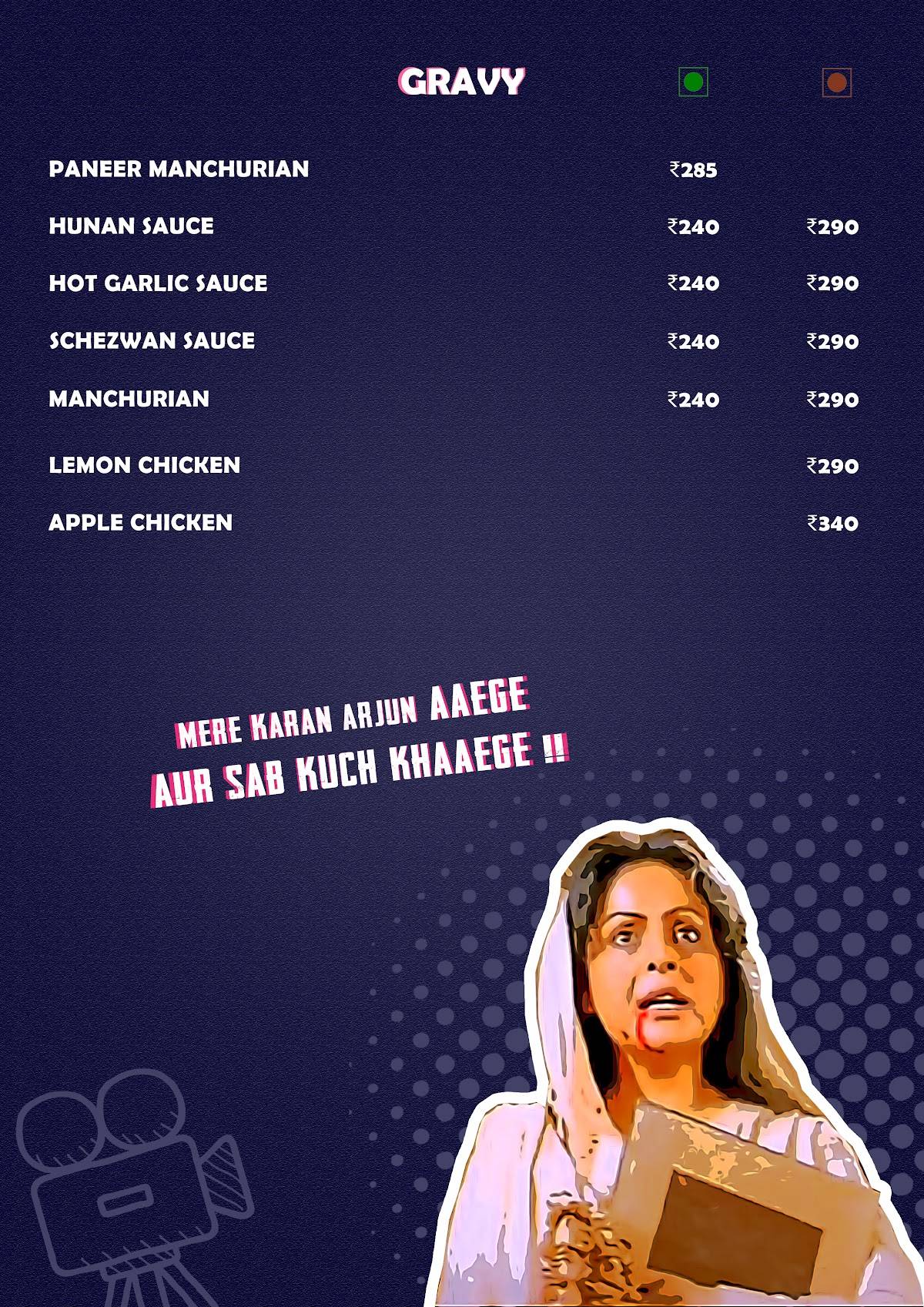 Menu at Talkies - Cocktails, Conversations & More, Mumbai
