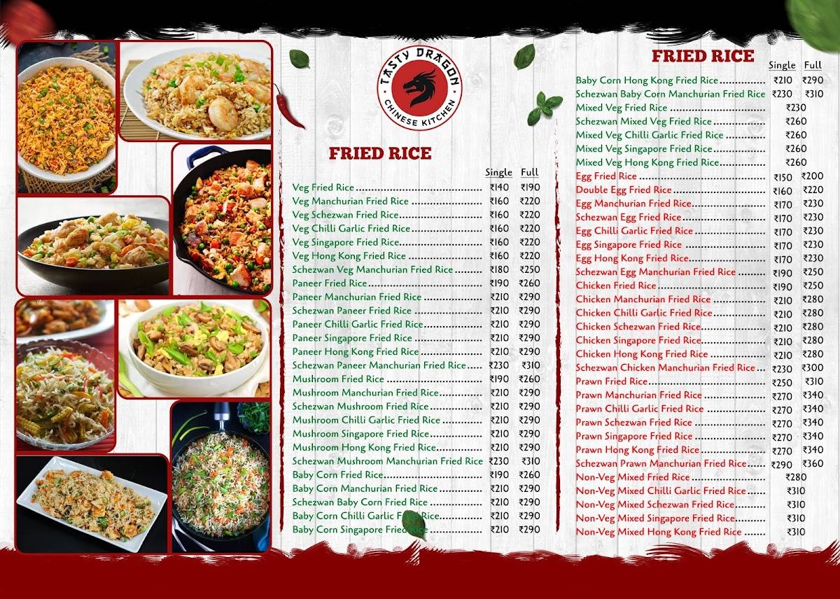 Menu at Tasty Dragon Chinese Kitchen, Hyderabad