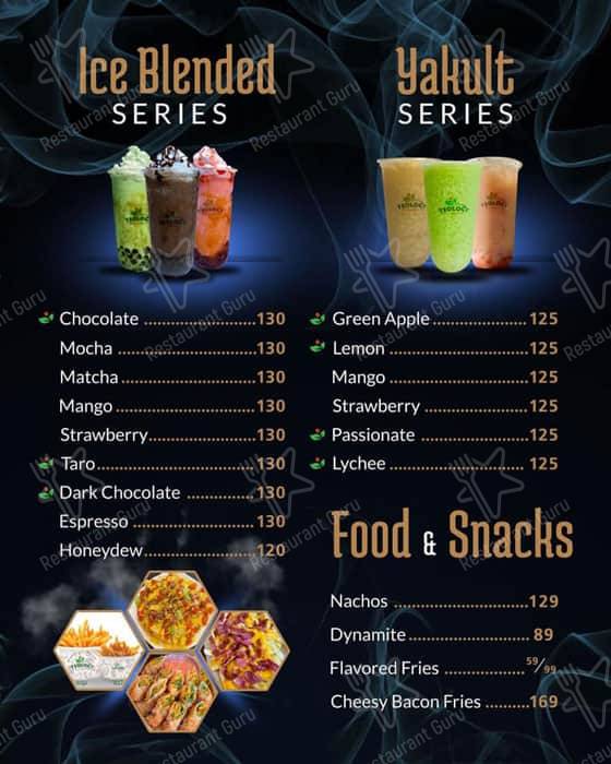 Menu at Teology Cafe, Mandaue City