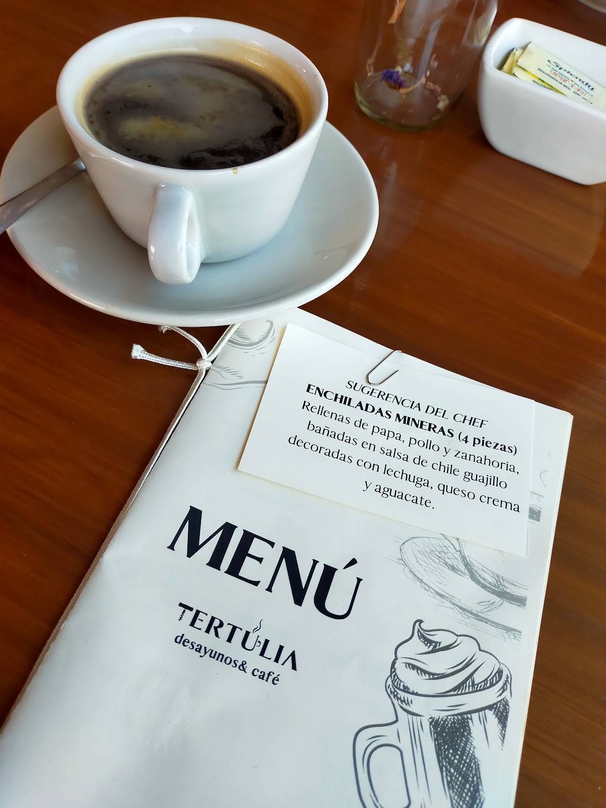 Carta de Tertulia Restaurante, Acapulco