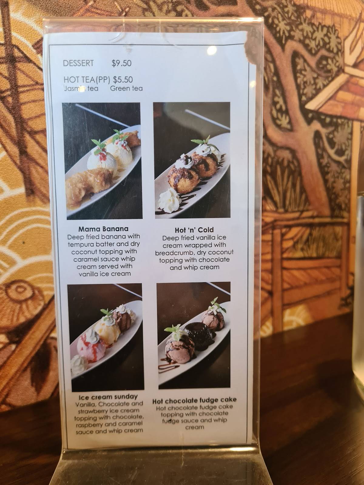 Menu at Thai Kai Restaurant, Paraparaumu