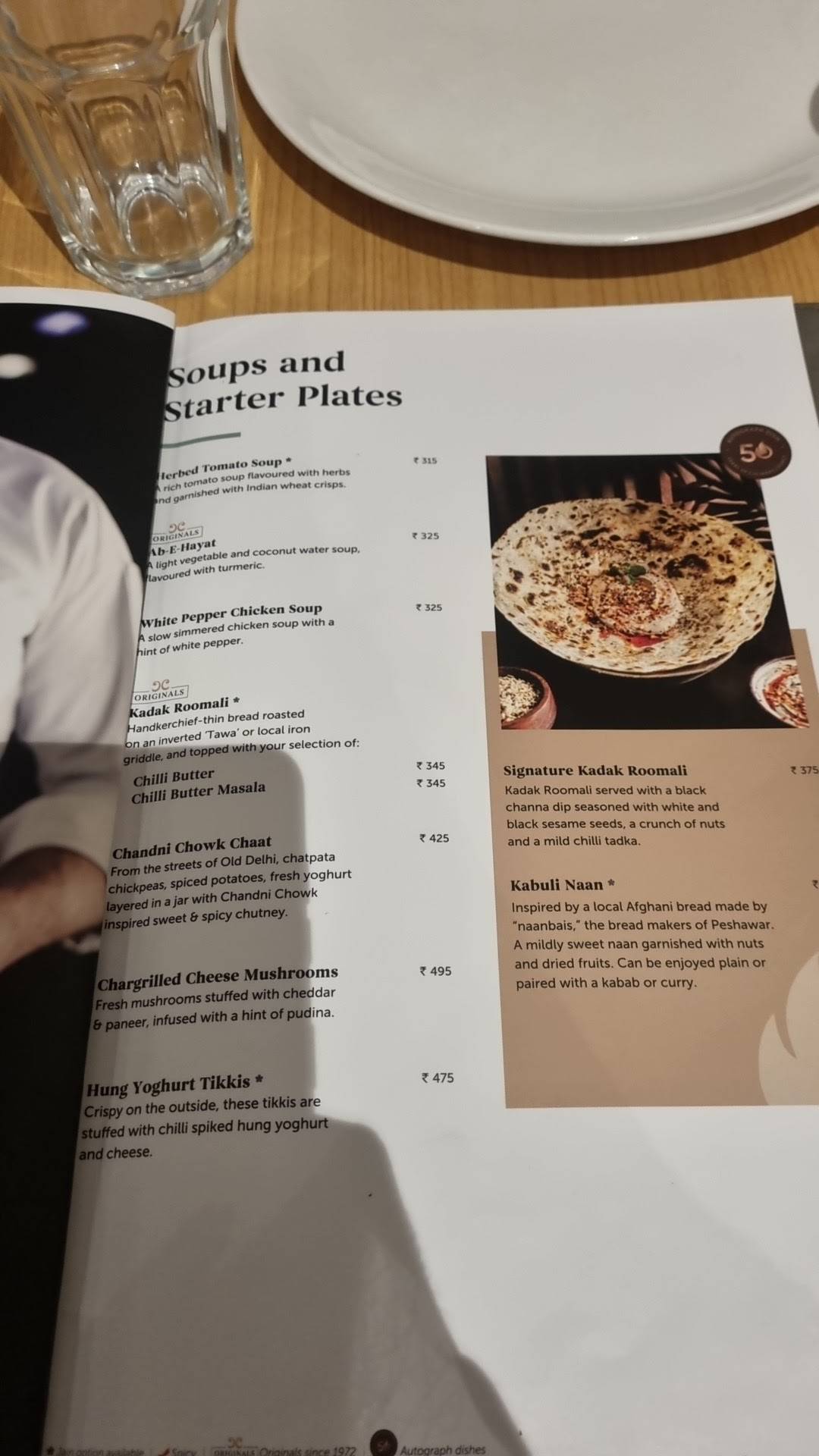 Menu at Copper Chimney, Thane, Besides Jupiter Hospital
