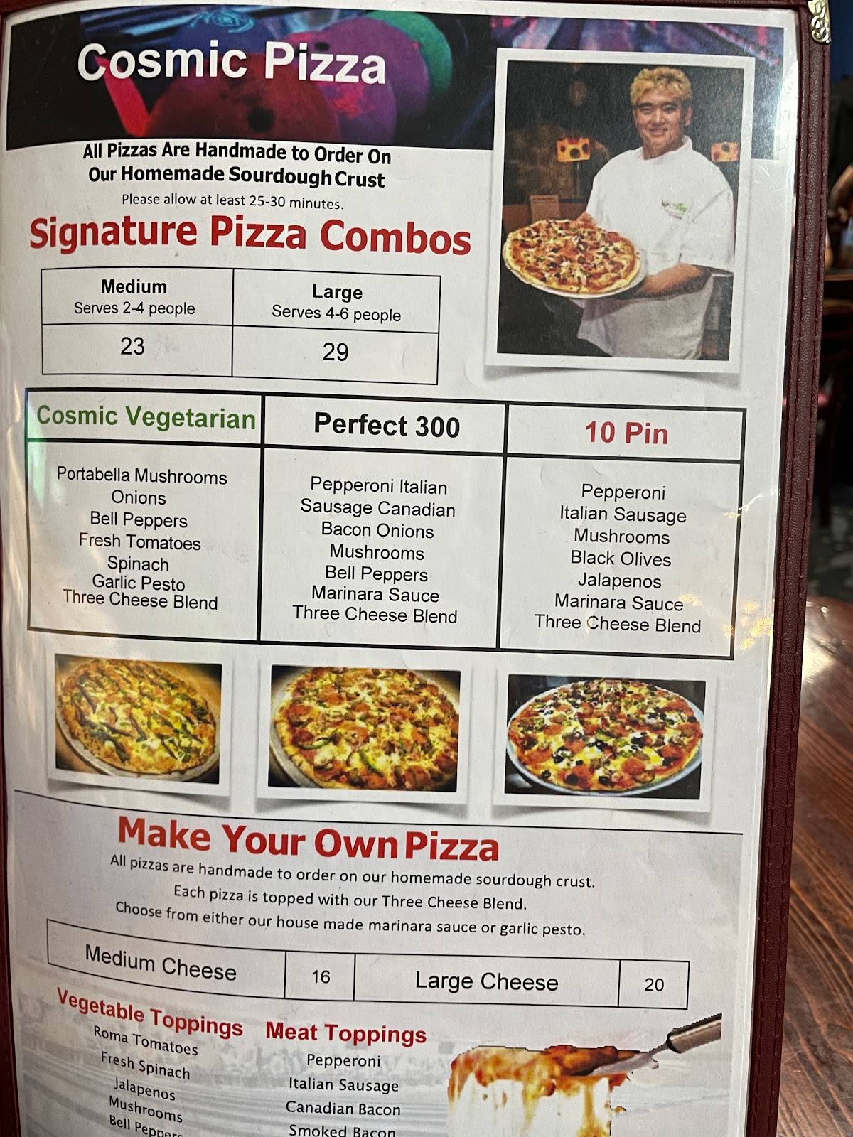 Menu at The Alley Restaurant at Aiea Bowl, Aiea