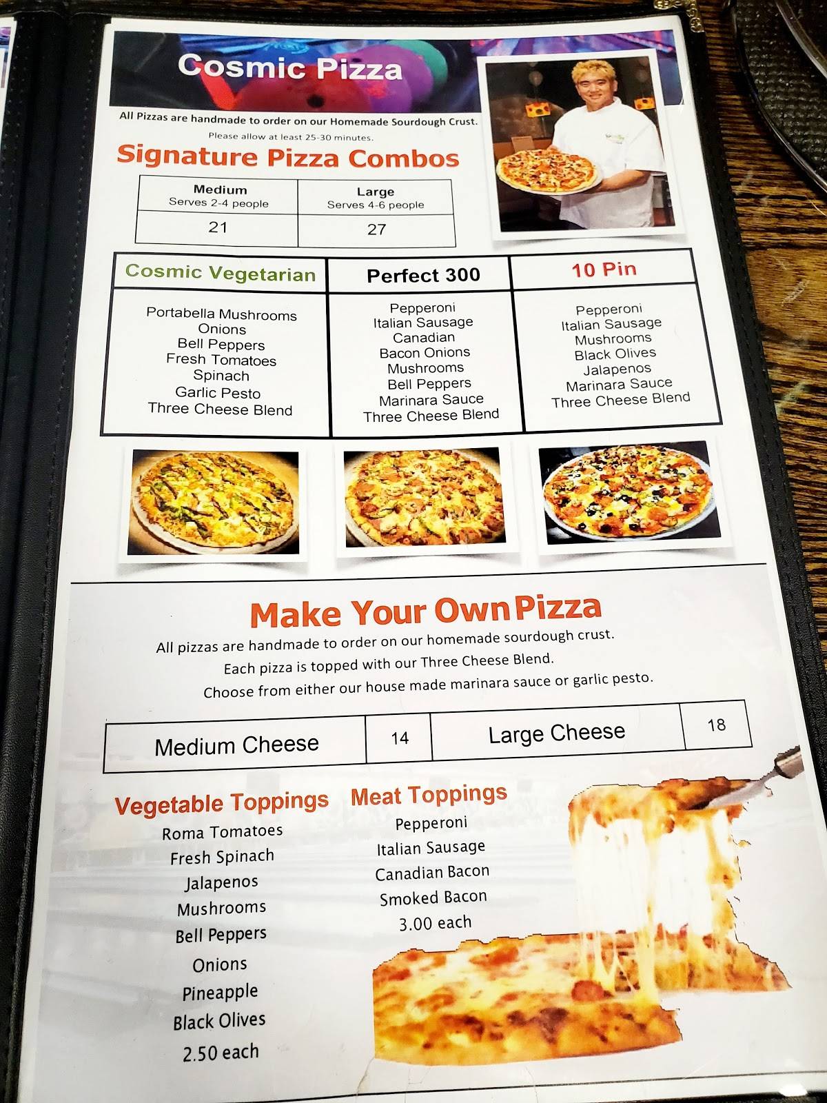 Menu at The Alley Restaurant at Aiea Bowl, Aiea