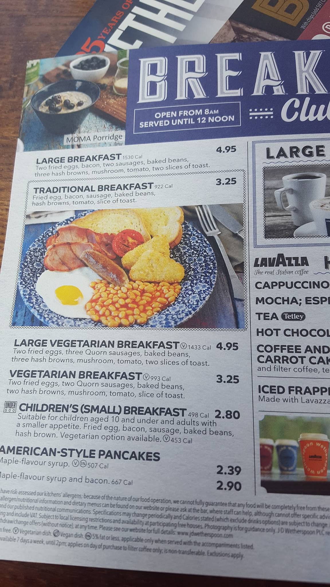 Menu at The Ash Tree - JD Wetherspoon pub & bar, Ashton-under-Lyne