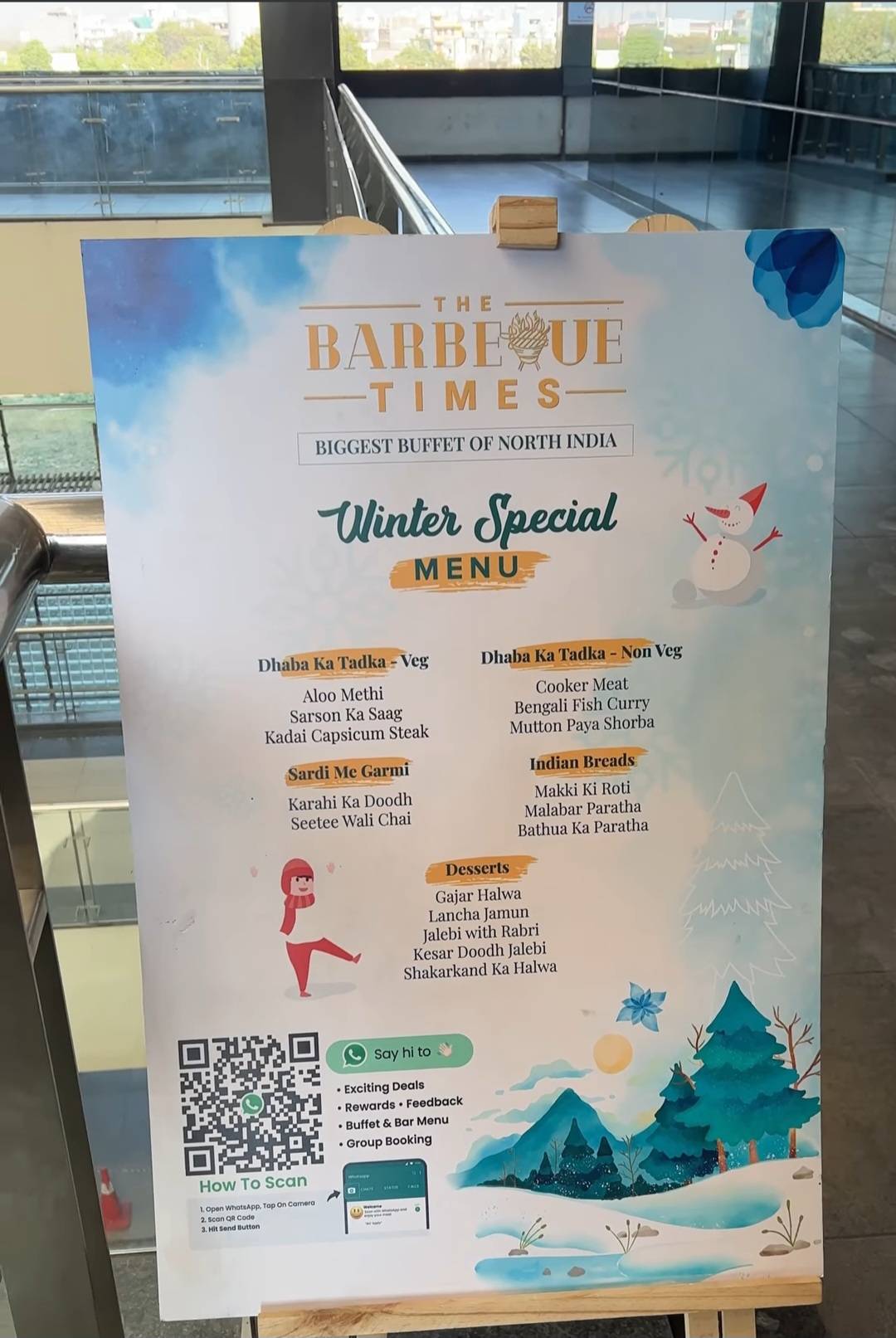 Menu at The Barbeque Times, Gurugram