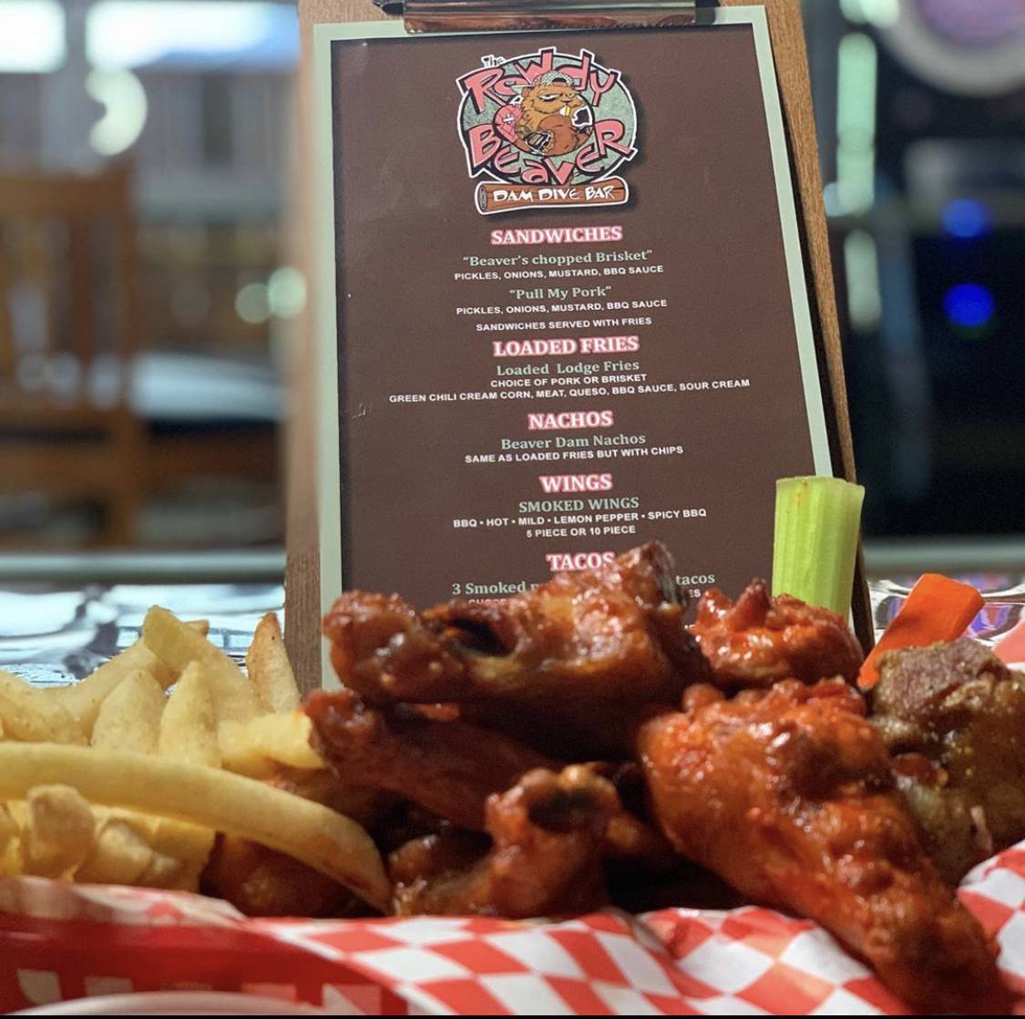 Menu at The Beaver Dam pub & bar, El Paso