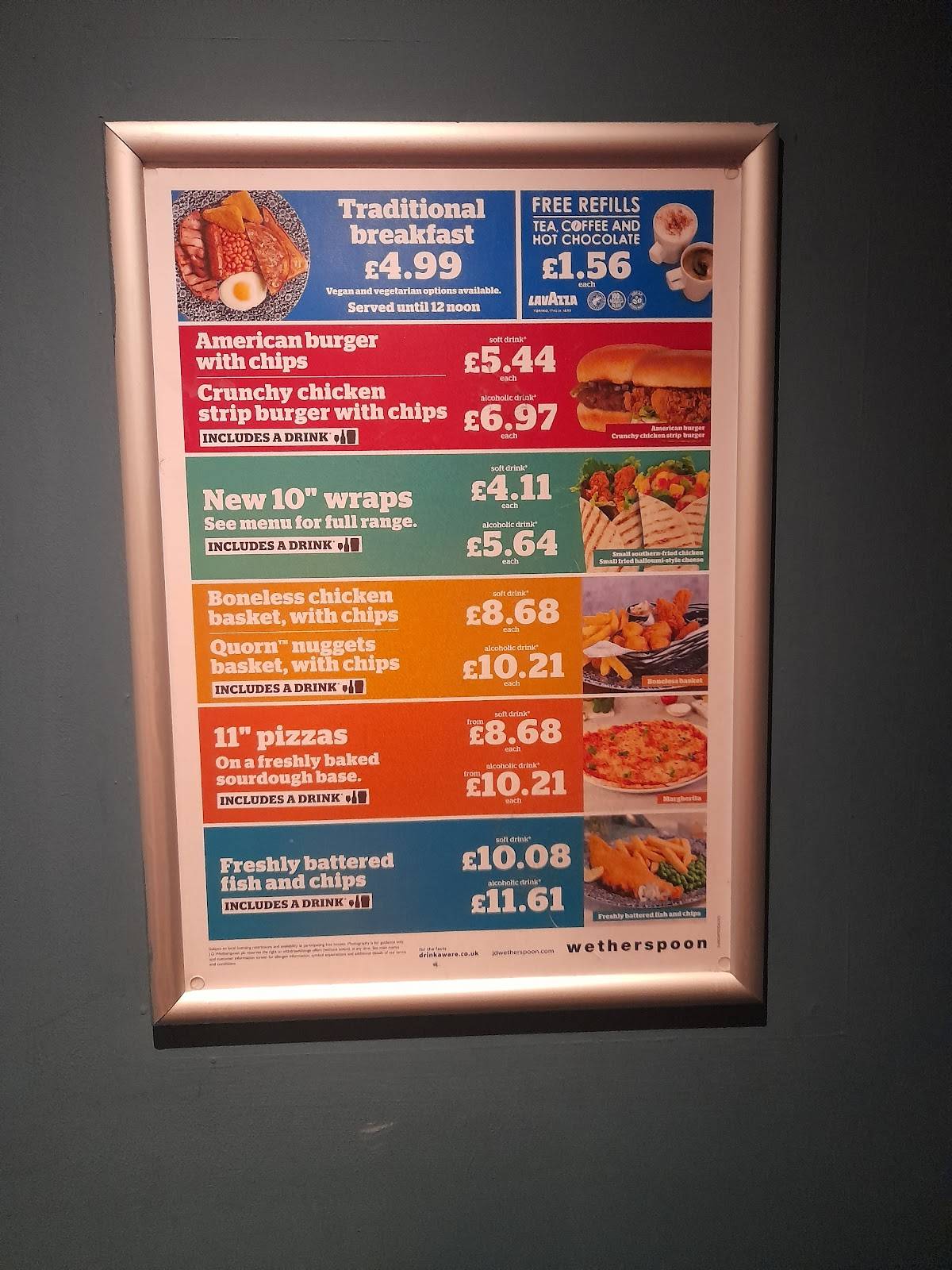 Menu at The Benjamin Huntsman pub & bar, Sheffield