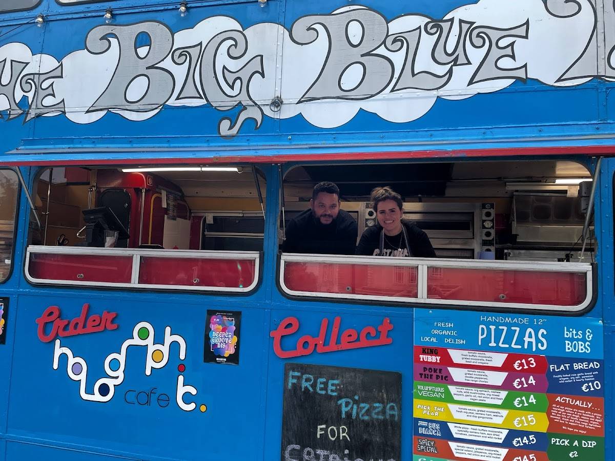 Menu at The Big Blue Bus restaurant, Wicklow