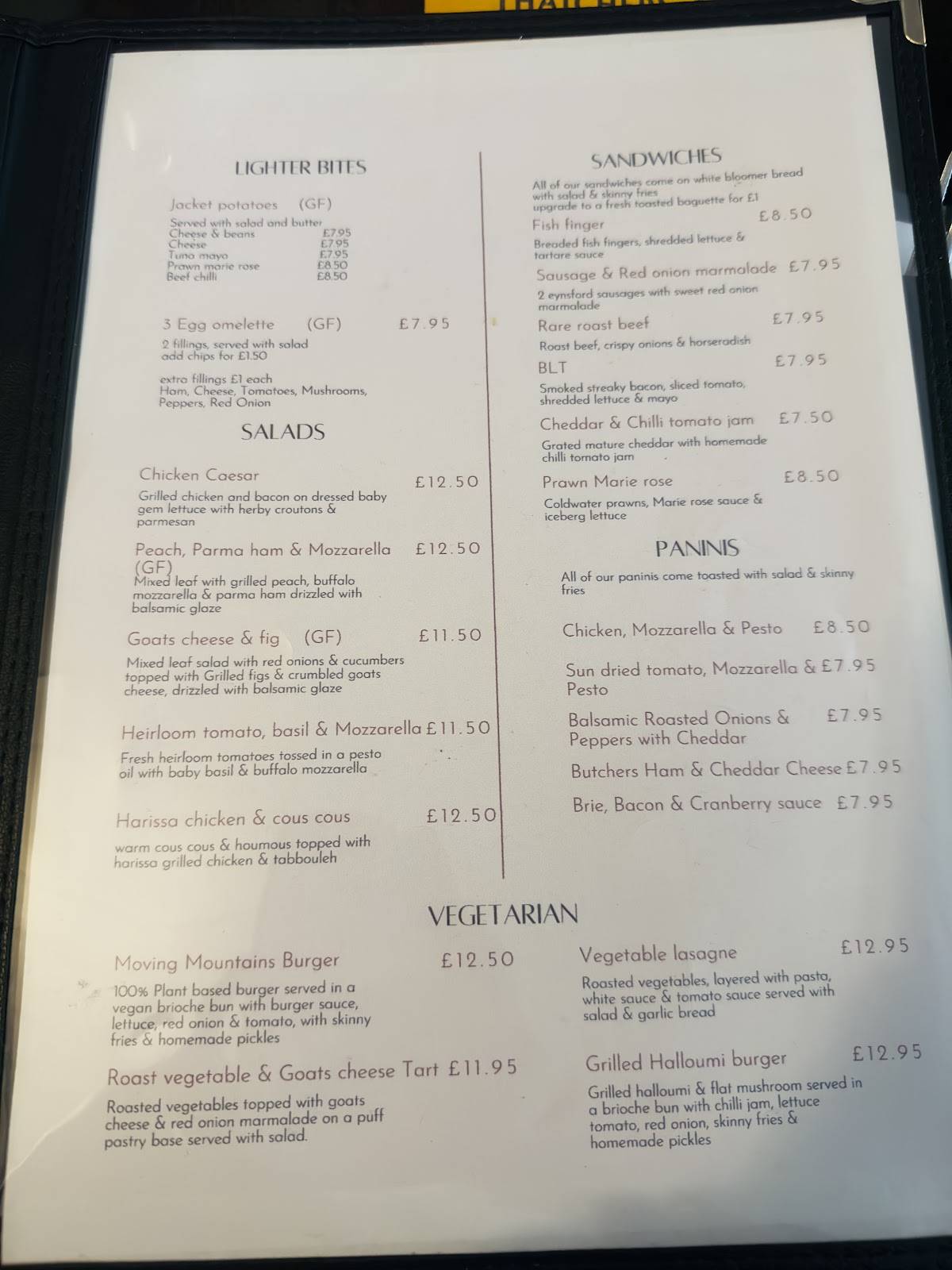 Menu at The Chequers pub & bar, Swanley, Cray Rd