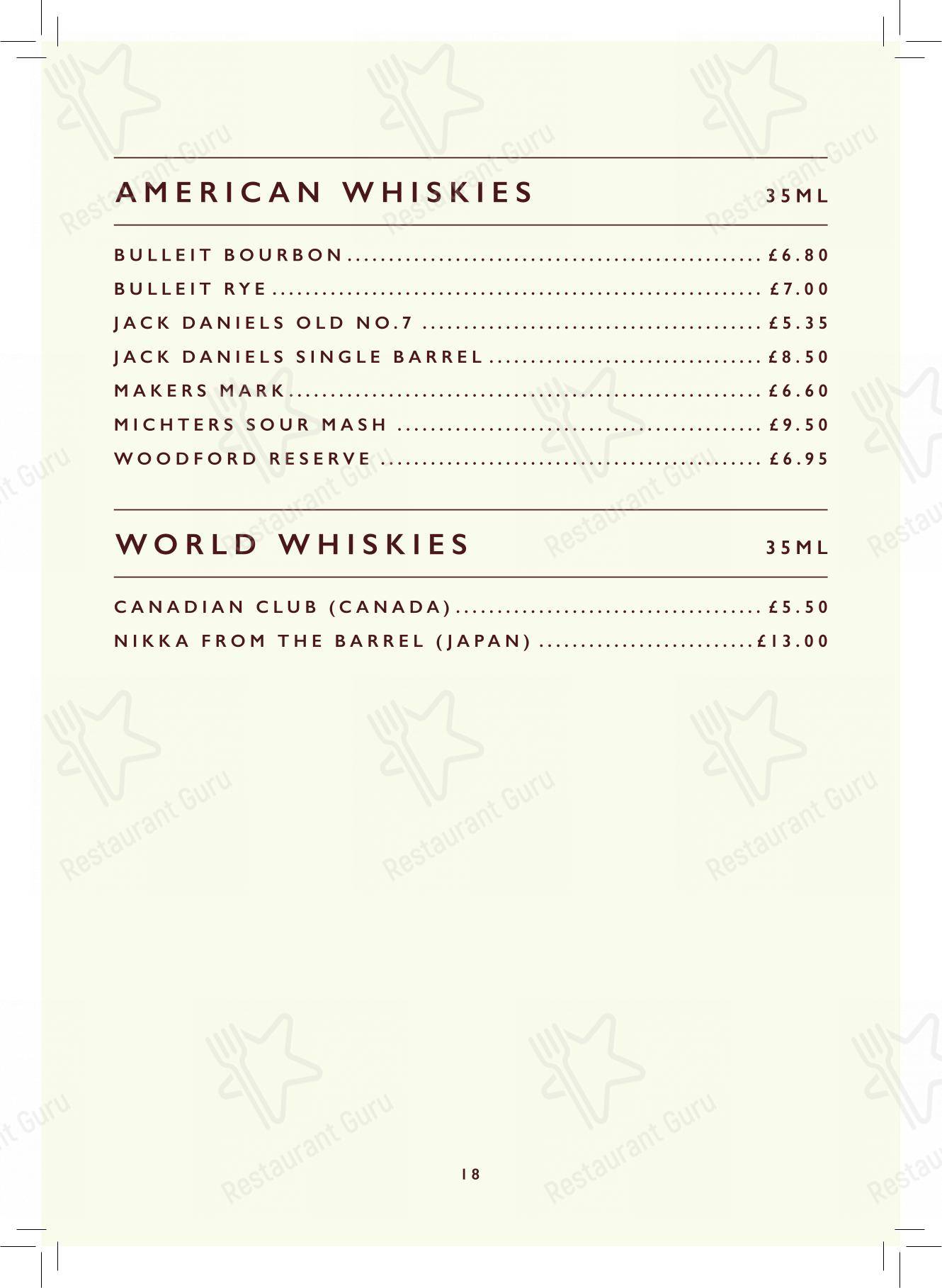 Menu at The Cloth Ear pub & bar, Belfast