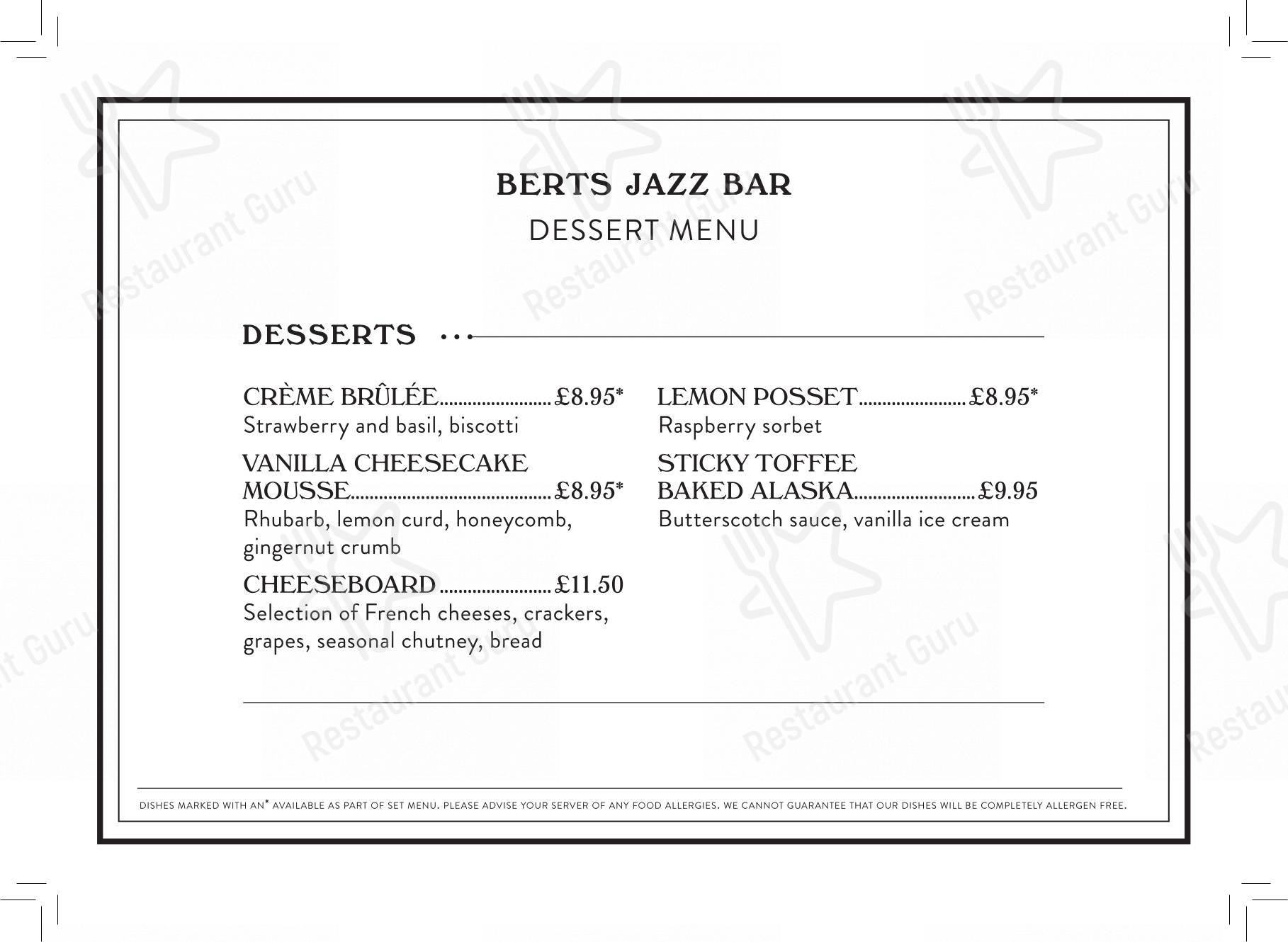 Menu at The Cloth Ear pub & bar, Belfast