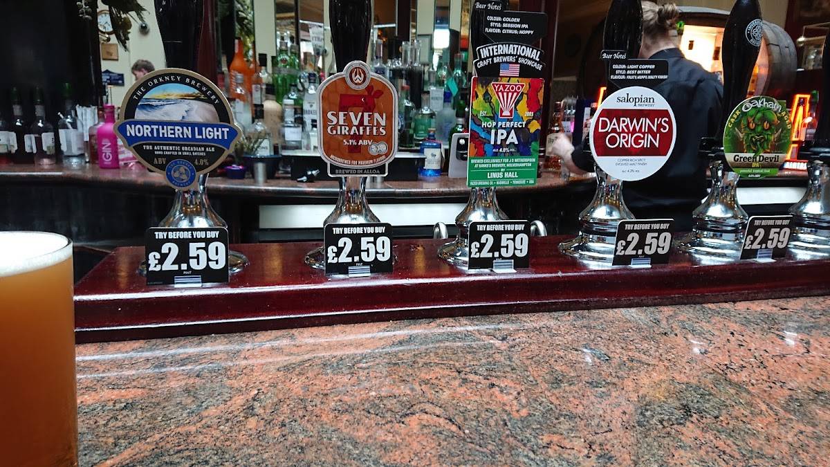 Menu at The Counting House - JD Wetherspoon pub & bar, Glasgow