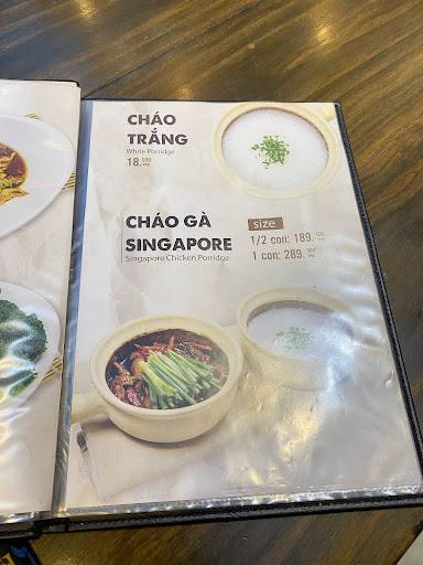 Menu at The Ếch - Cháo ếch Singapore ngon quận 1 restaurant, Ho Chi ...