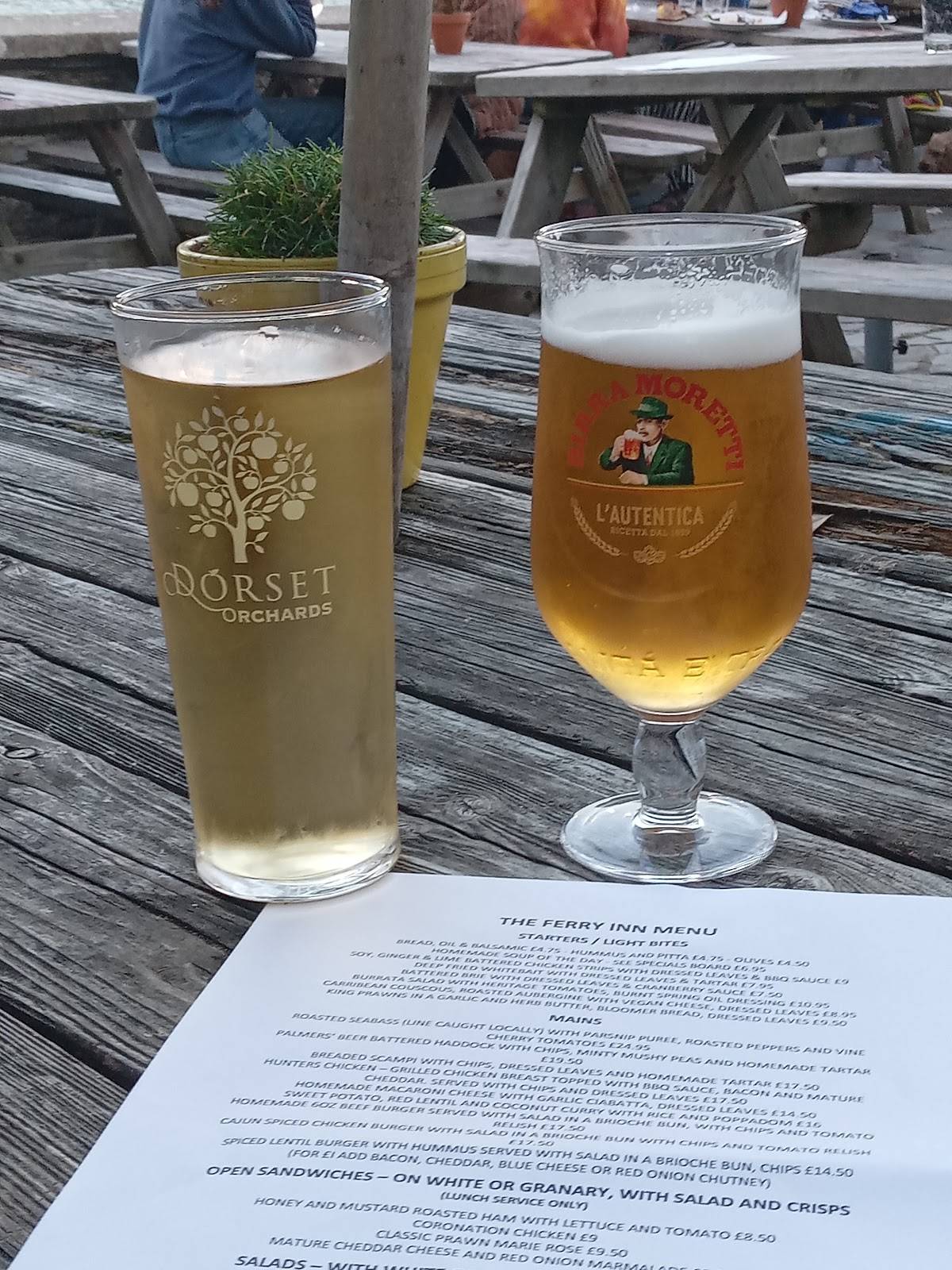 Menu at The Ferry Inn pub & bar, Salcombe