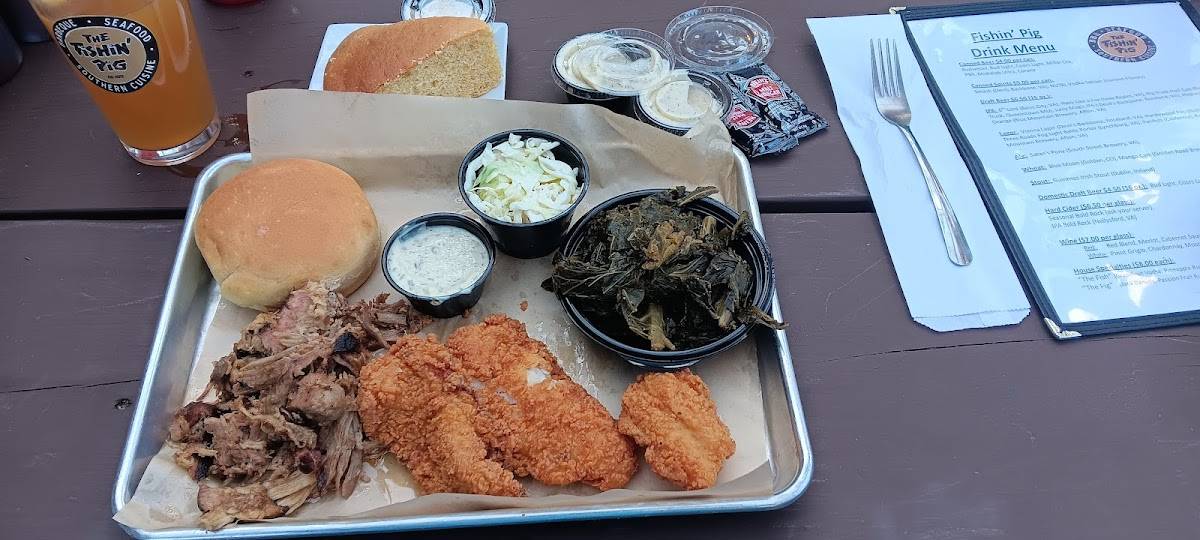 Menu at The Fishin' Pig Waynesboro BBQ, Waynesboro
