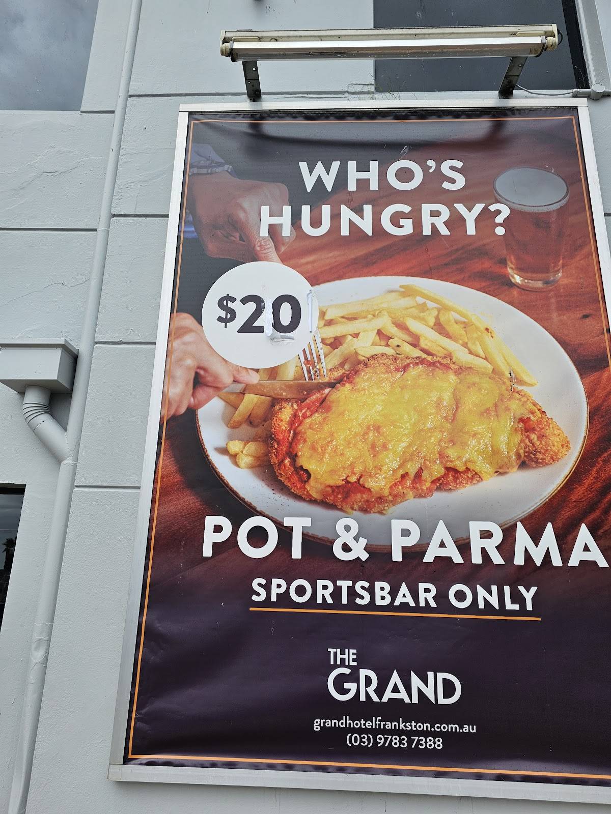 Menu at The Grand Hotel - Frankston pub & bar, Frankston