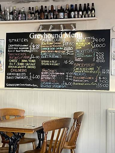 Menu at The Greyhound pub & bar, Ixworth
