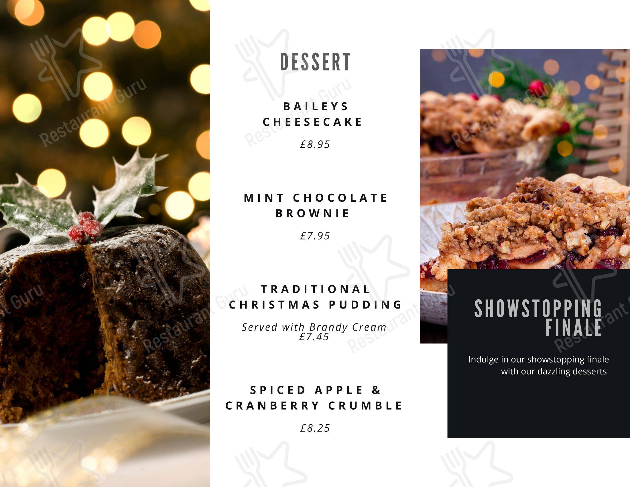 Menu at The Hand & Crown pub & bar, Sawbridgeworth