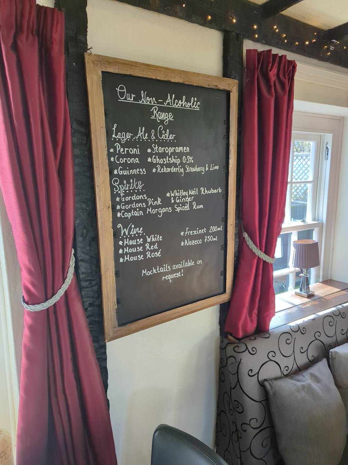 Menu at The Hand & Crown pub & bar, Sawbridgeworth